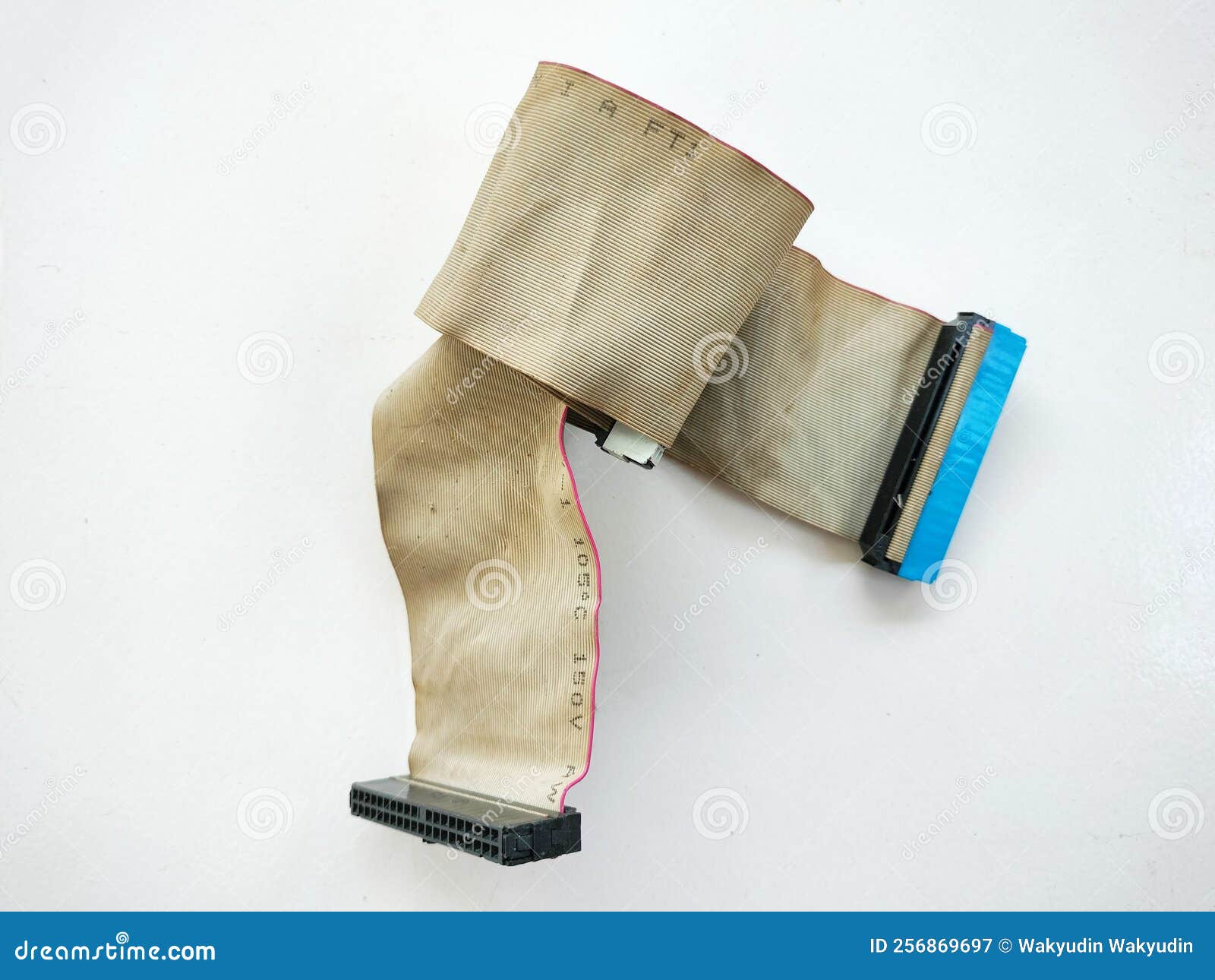 Older Model Hard Disk Cable, Better Known As IDE HDD Stock Image ...