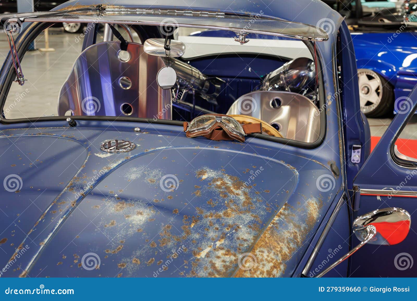 Old Model Volkswagen Beetle with Rusty Exterior Bodywork but ...