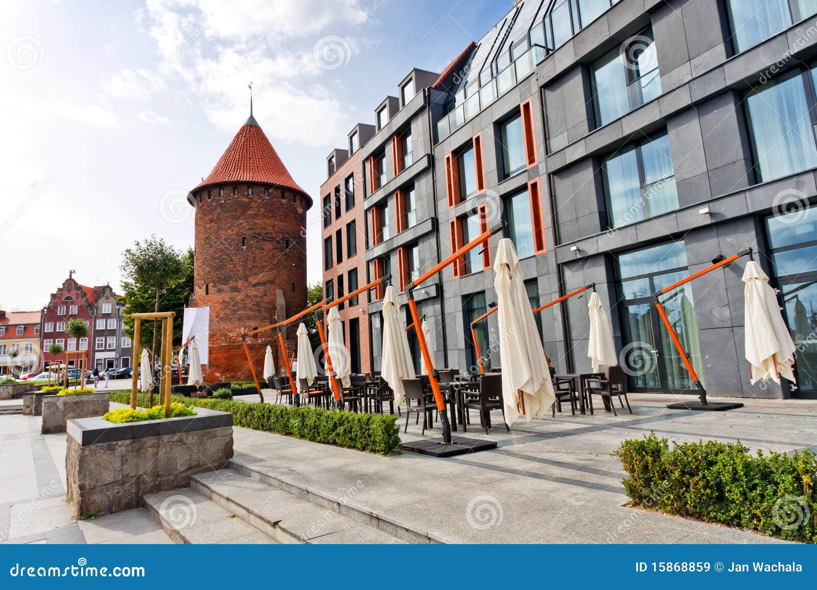 Old and Modern Architecture Stock Image - Image of building, polish ...