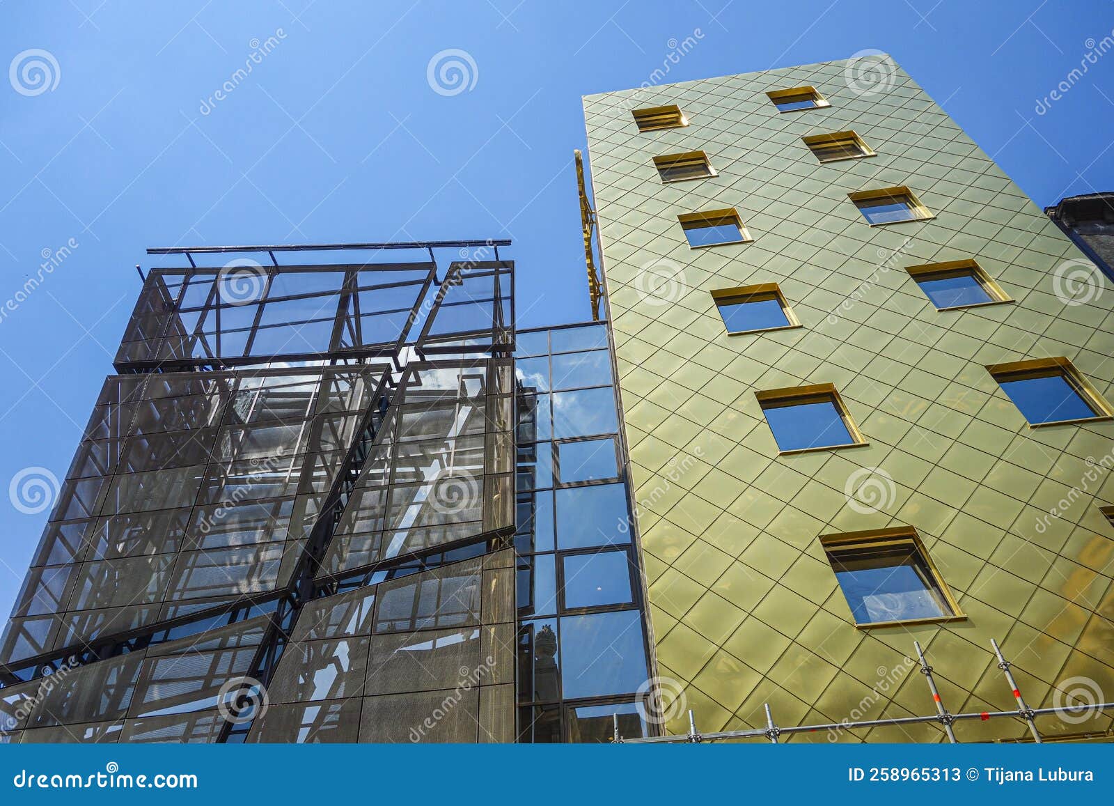 Old and Modern Architecture in Belgrade Stock Image - Image of design ...
