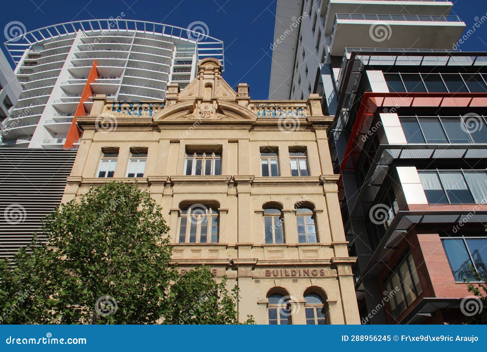 Old and Modern Buildings - Perth - Western Australia Editorial Image ...