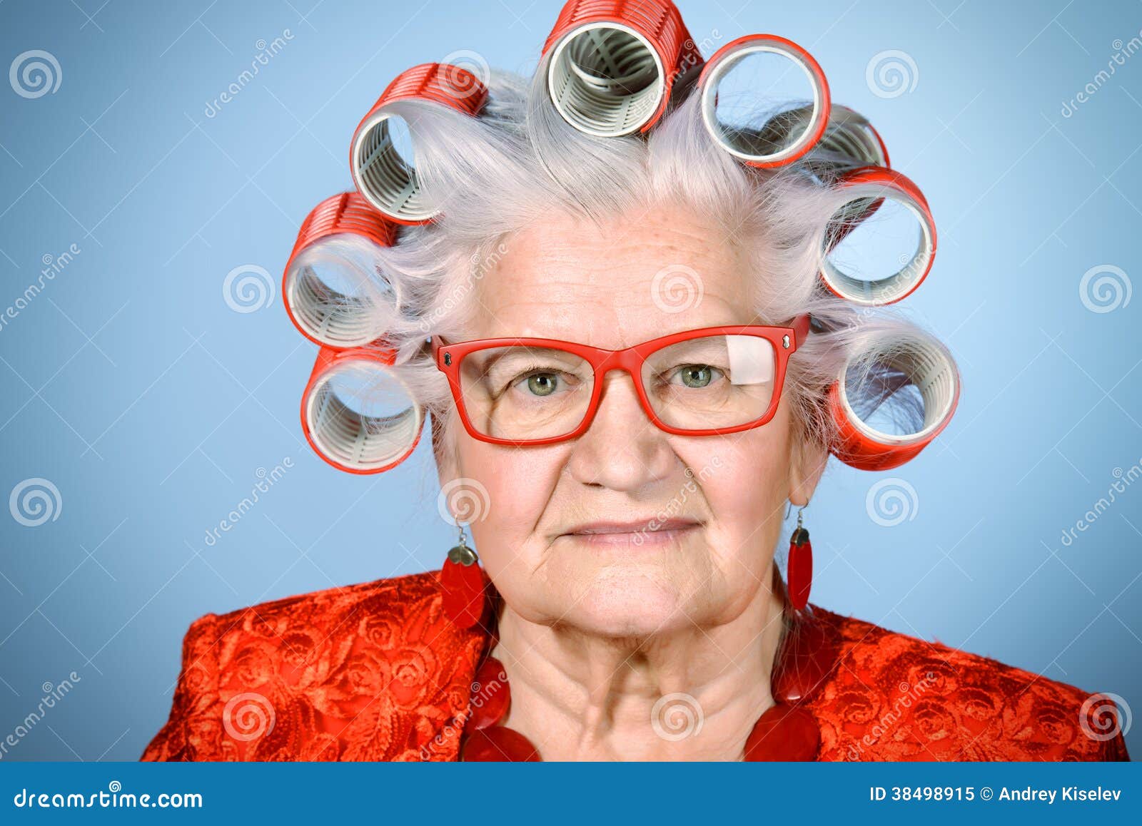 Old modern lady stock image. Image of housewife, hair - 38498915