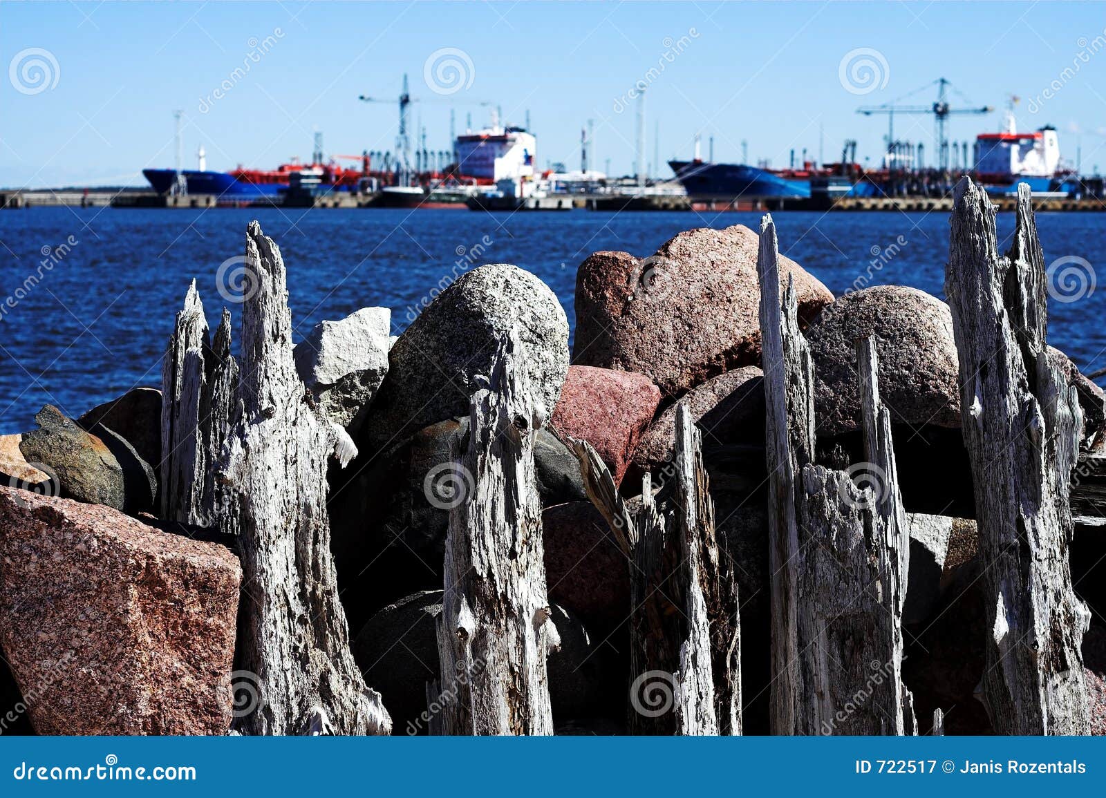 Old mole stock image. Image of ocean, breakwater, reflected - 722517