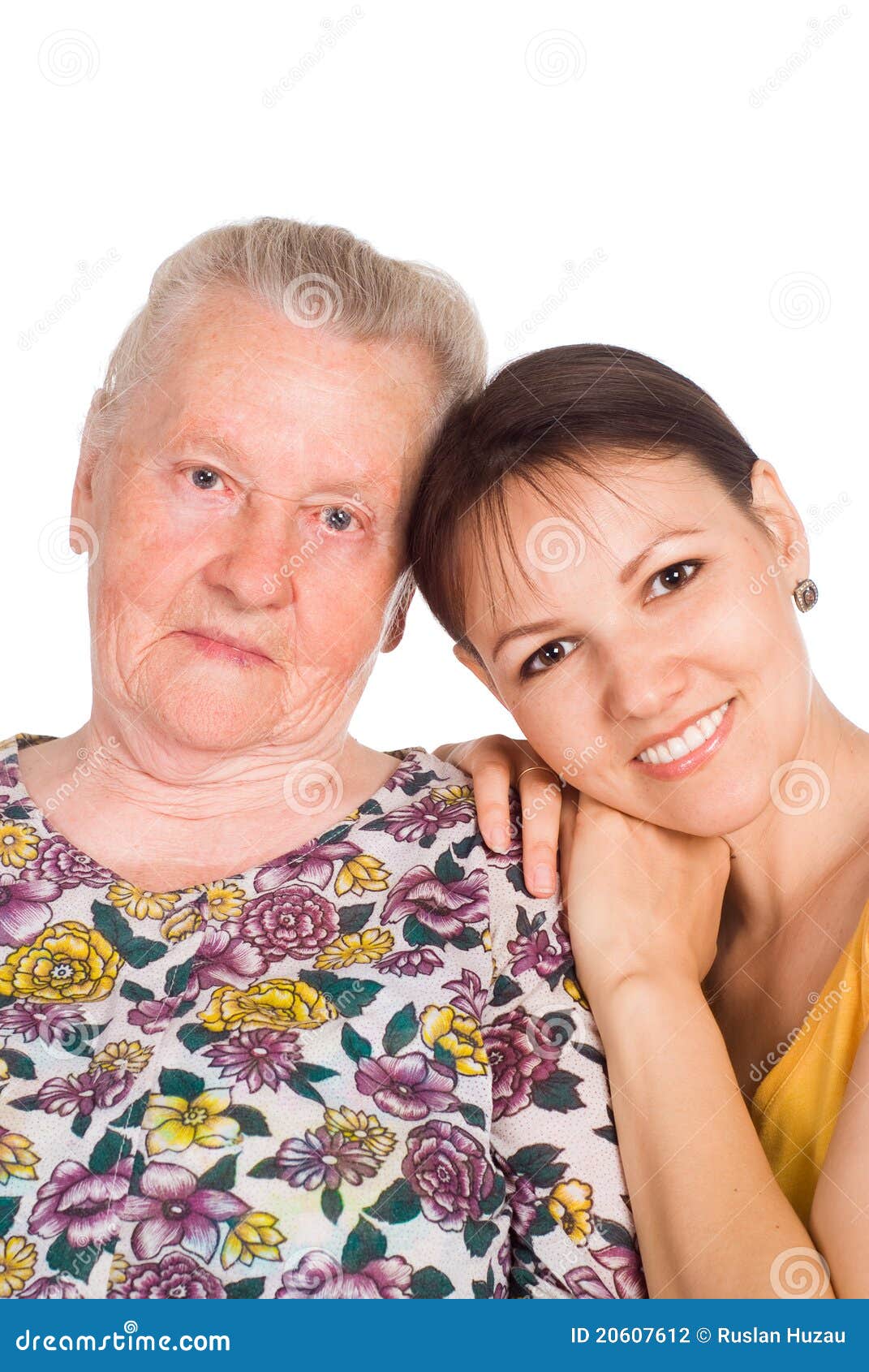 Old mom and daughter stock photo. Image of relax, attractive - 20607612