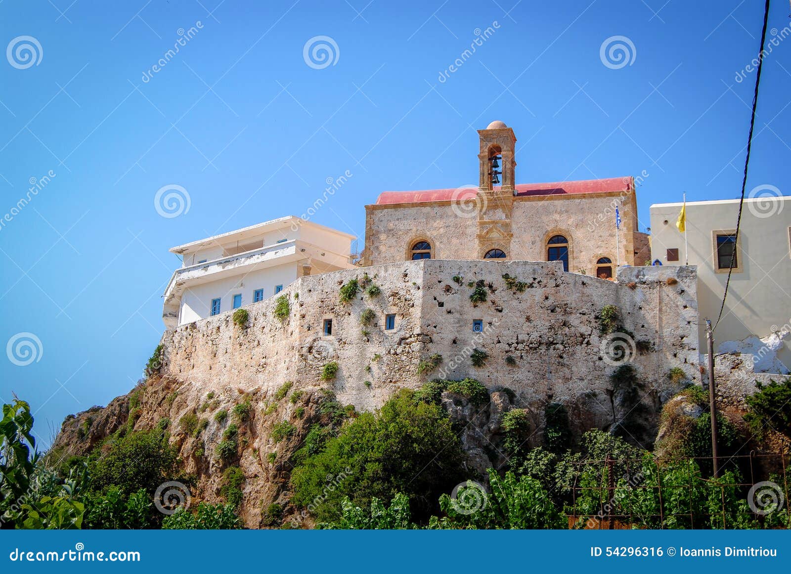 Old Monastery in Crete,Greece Editorial Photo - Image of mediterranean ...