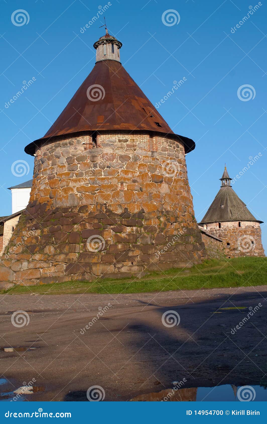 Old monastery tower stock photo. Image of monastery, roofs - 14954700