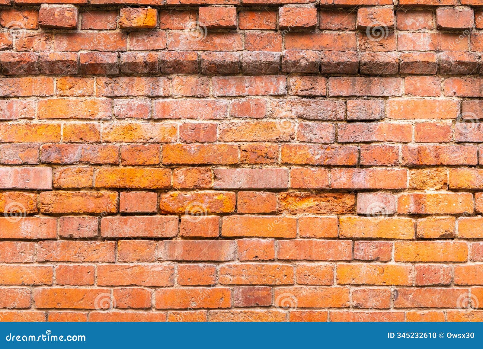 The Old Monastery Wall Built of Red Brick, Brickwork Texture, Can Be ...