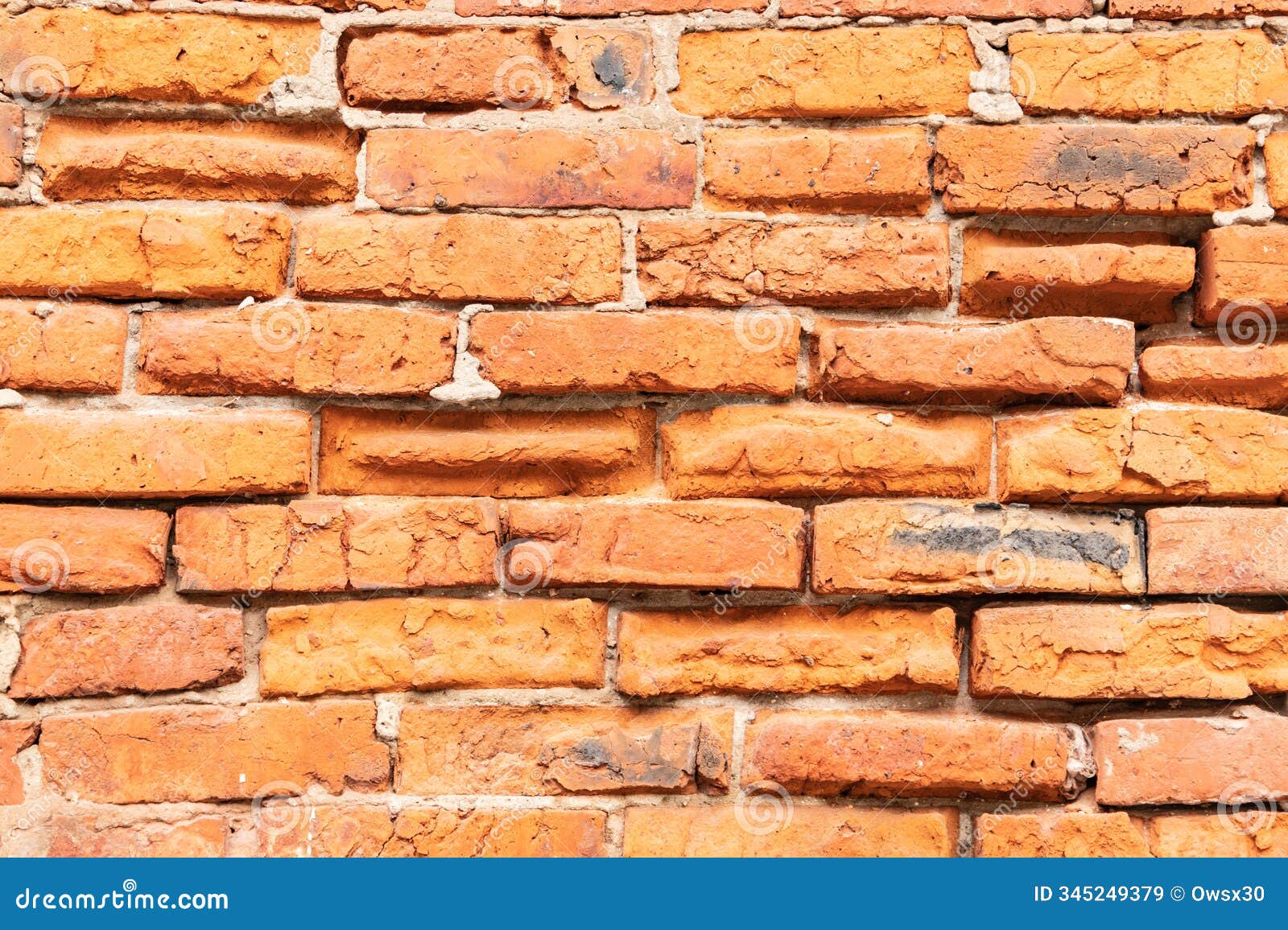 The Old Monastery Wall Built of Red Brick, Brickwork Texture, Can Be ...