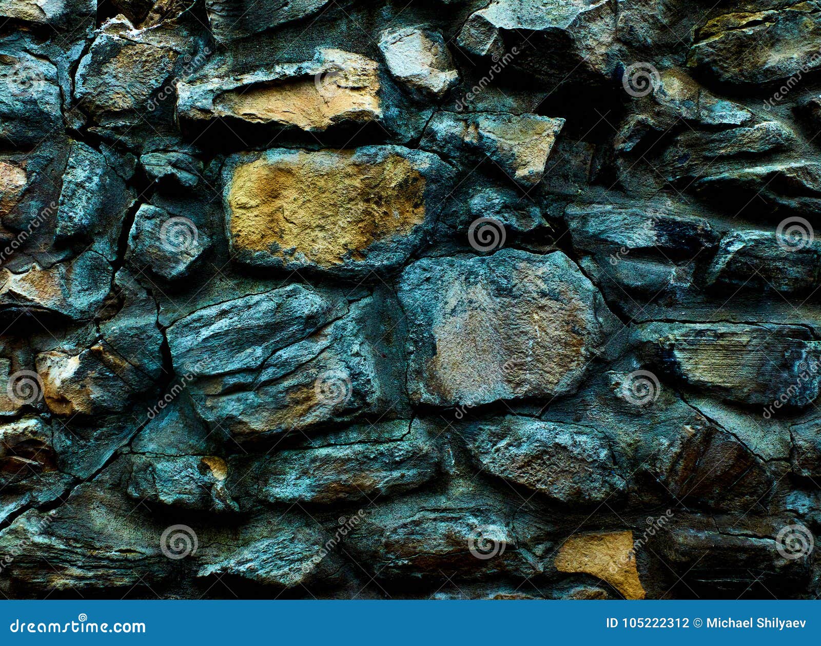 Old Monastery Wall Made of Big Rocks 3d Texture, Background Stock Photo ...
