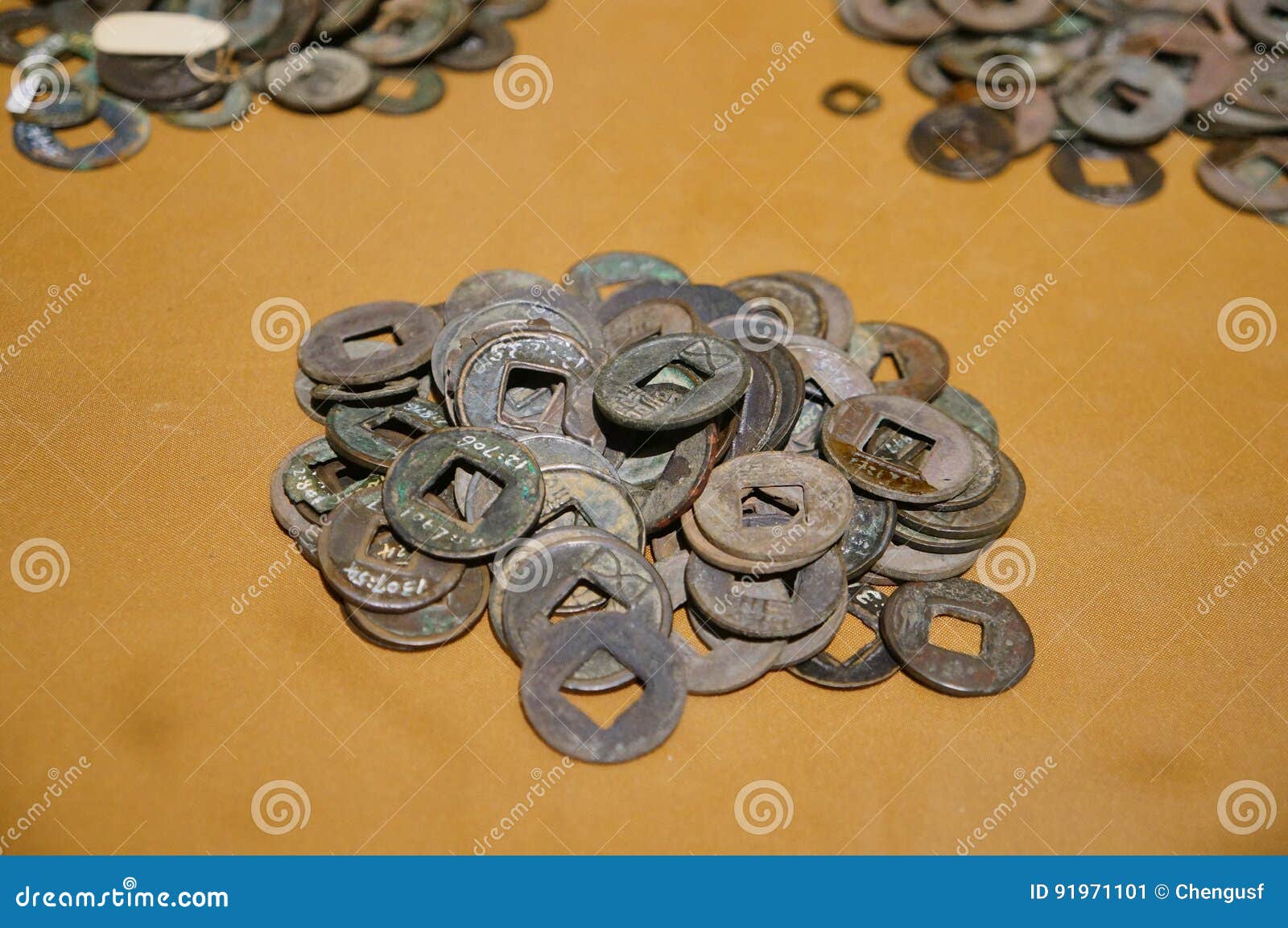 Old money stock image. Image of iron, luck, drawing, metal - 91971101