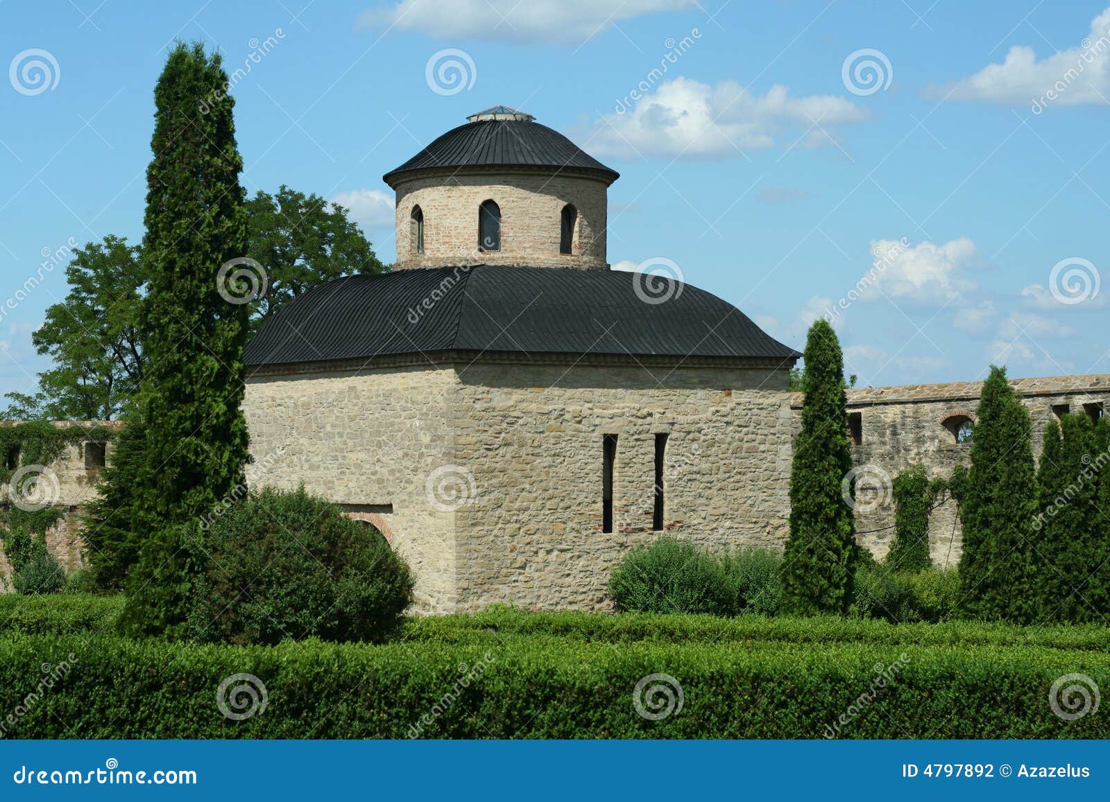 Old Monk Church and park stock photo. Image of church - 4797892
