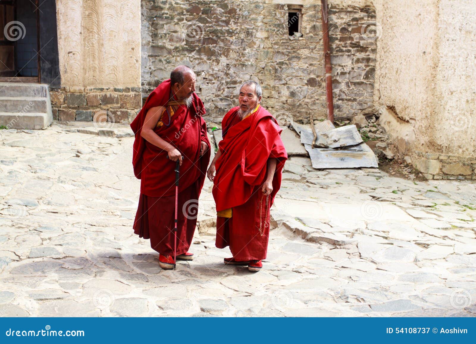 Old monk font of monastery editorial photography. Image of religion ...