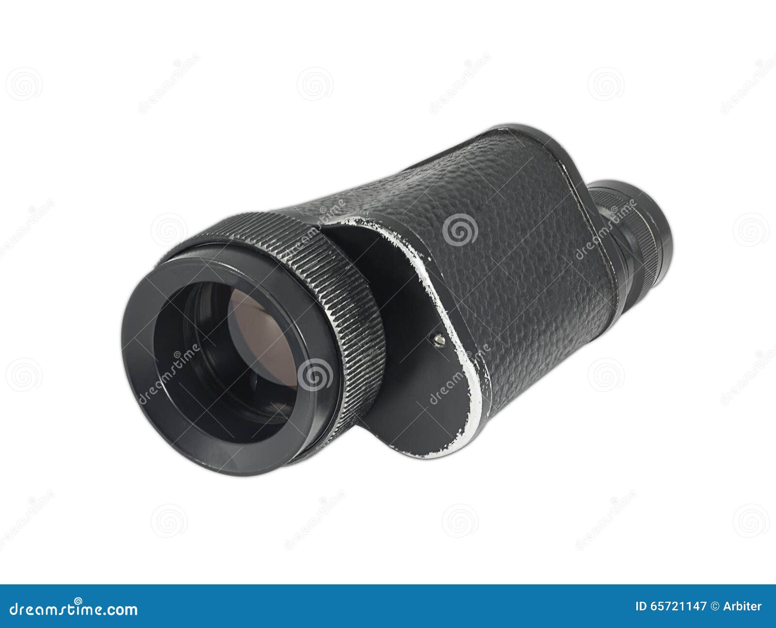 Old monocular stock image. Image of isolated, worn, watch - 65721147