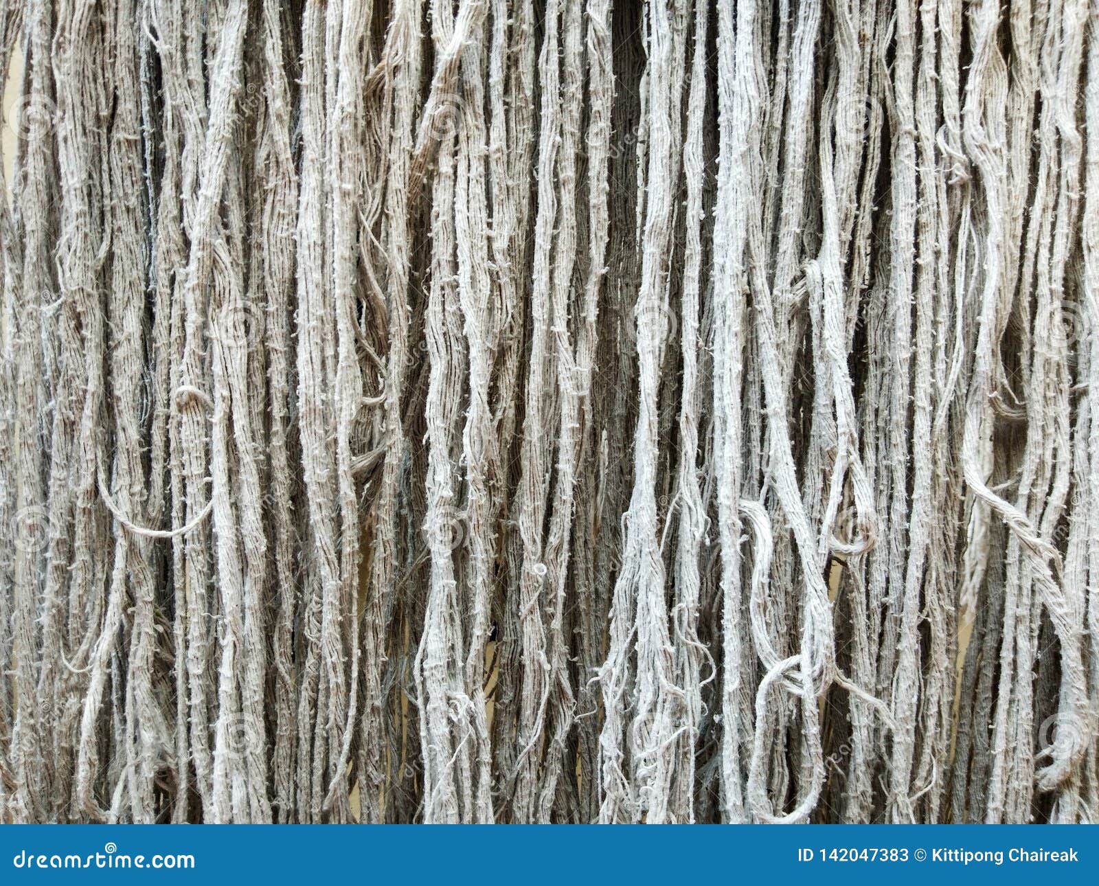Old Mop that Has Been Used for a Long Time. Stock Image - Image of ...