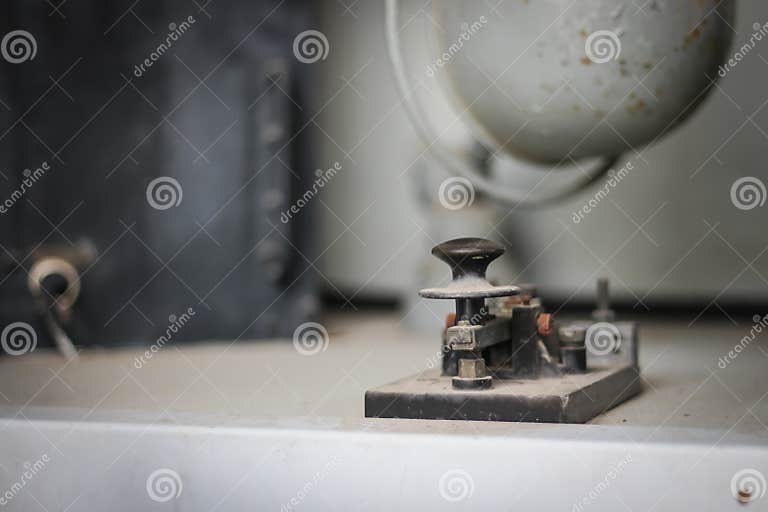 Old morse code machine stock image. Image of machine - 99009537