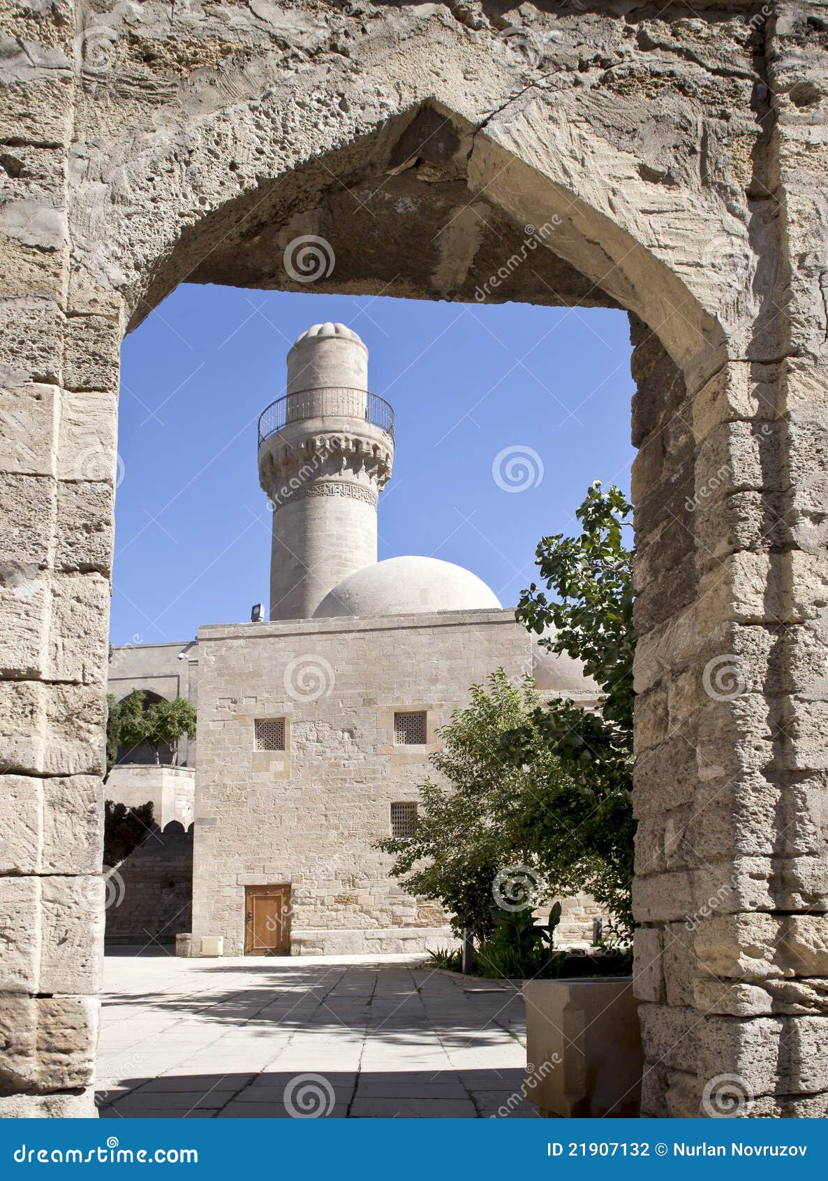 Old Mosque stock photo. Image of religion, city, baku - 21907132