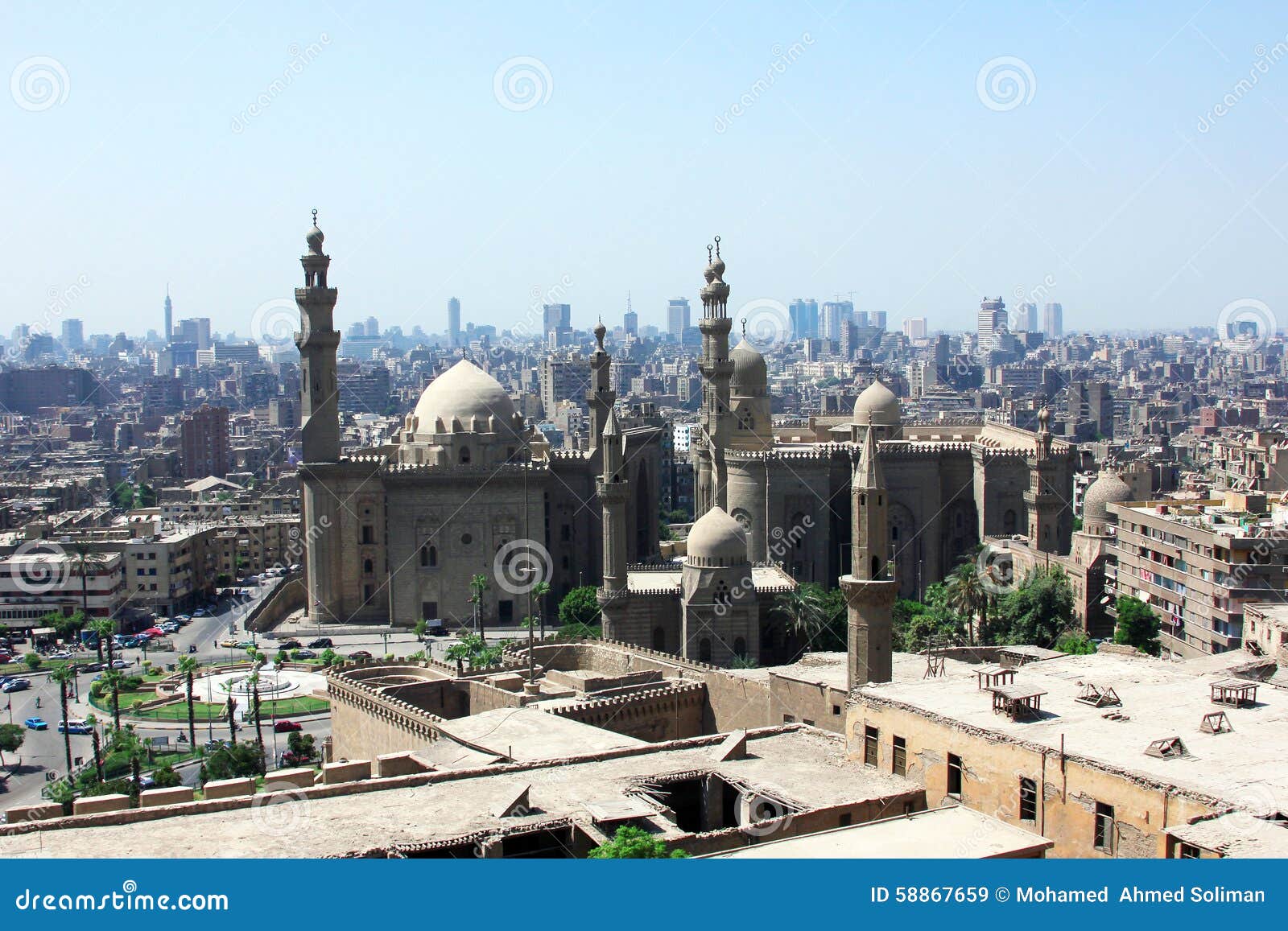 View of egypt cairo editorial stock image. Image of crowded - 58867659