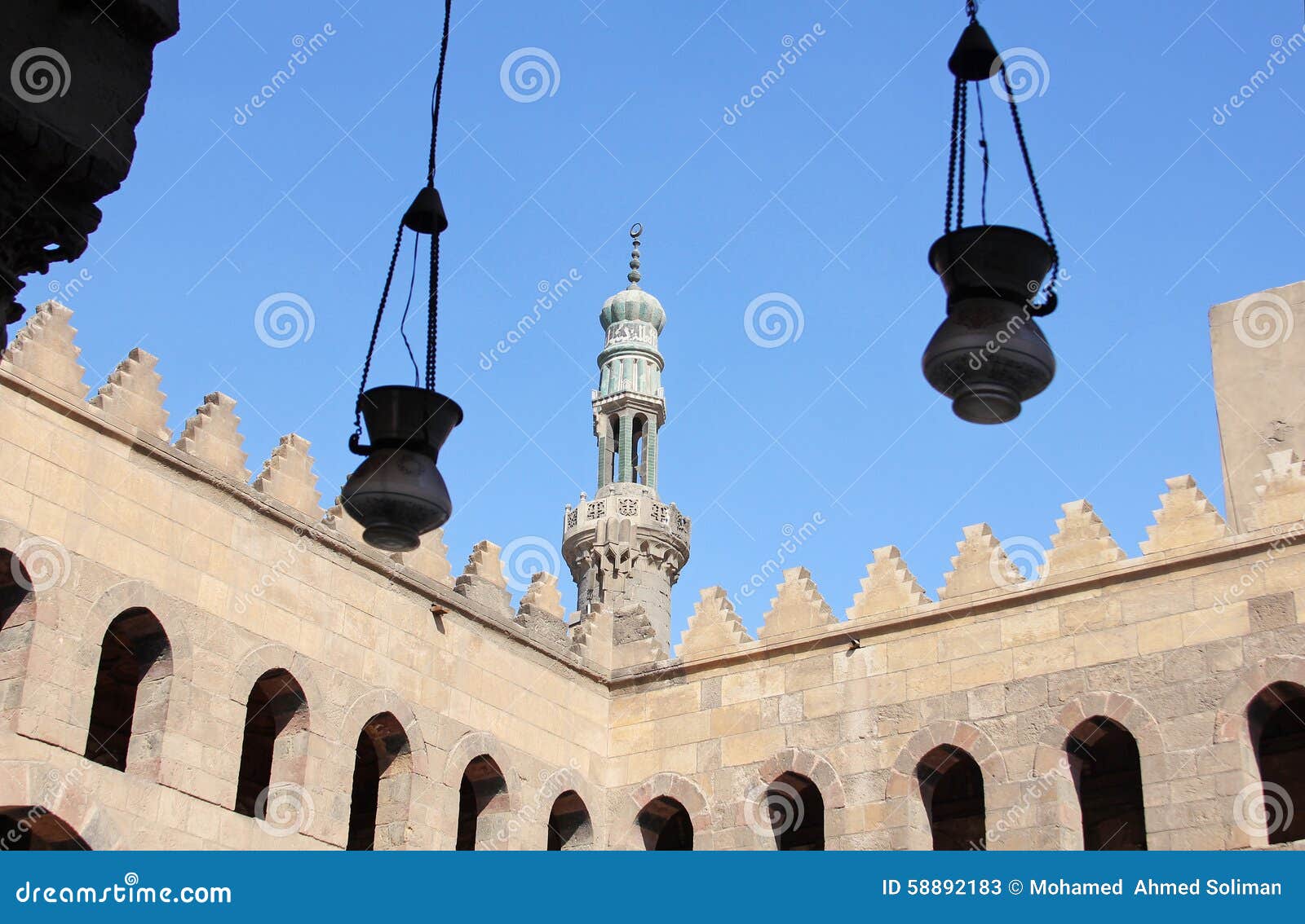 Old Mosque in Cairo in Egypt Stock Image - Image of arab, egypt: 58892183