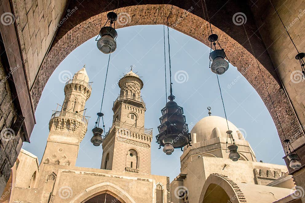Old mosque in Cairo Egypt stock photo. Image of egypt - 168599828