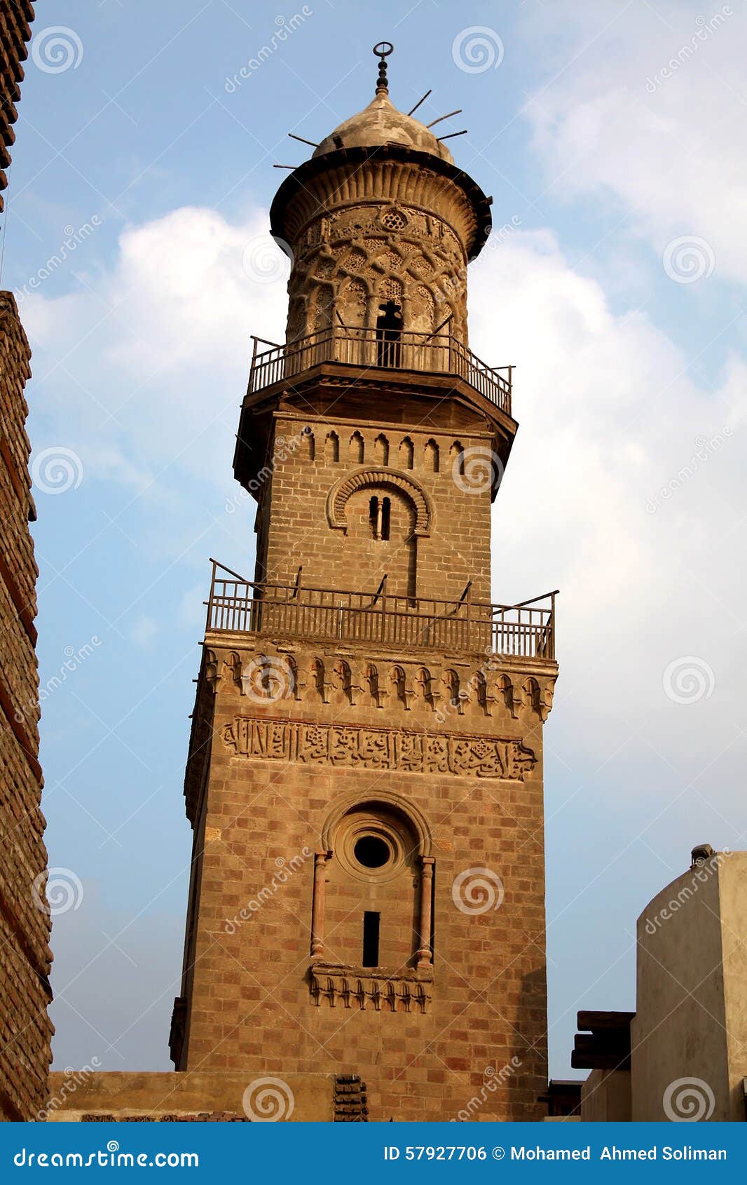 Old Mosque in Cairo in Egypt Stock Photo - Image of outdoor, arabian ...