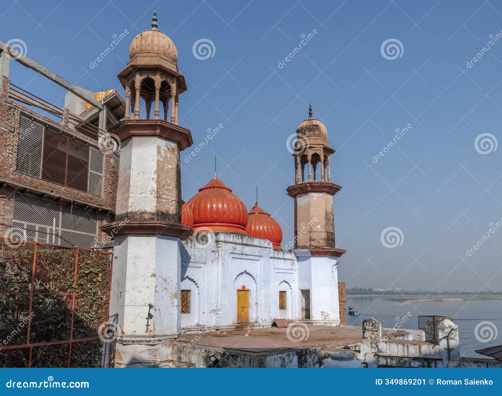 Old Mosque.Chowk Bazar. Mathura. India Stock Image - Image of monument ...