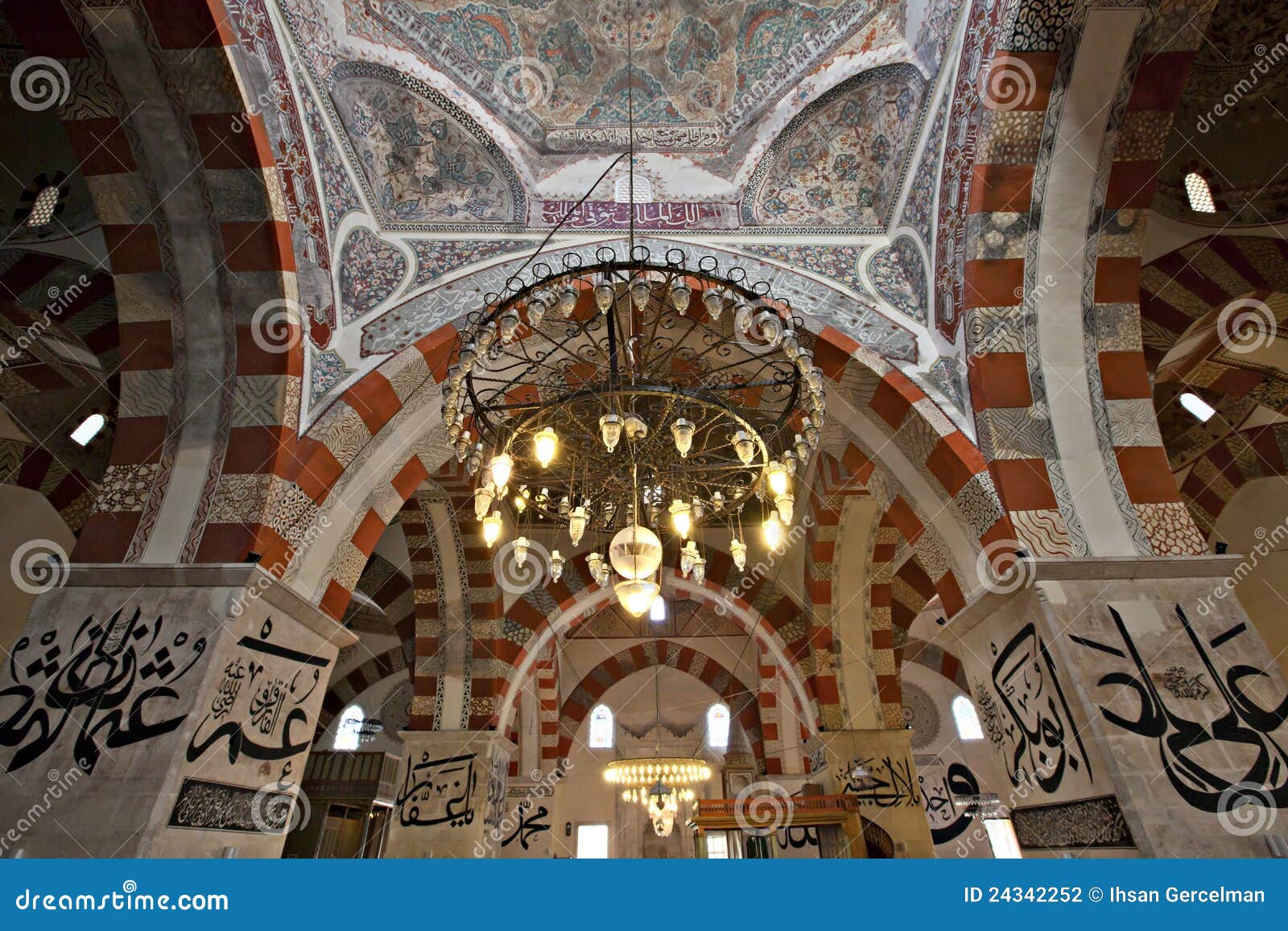 The Old Mosque in Edirne stock photo. Image of ottoman - 24342252