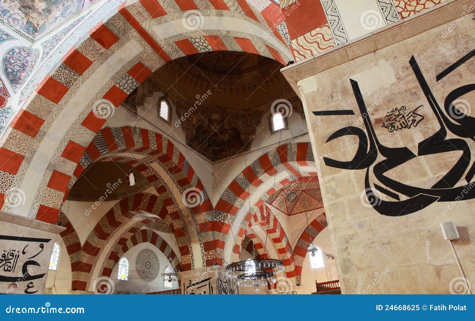 Old Mosque, Edirne. stock image. Image of islamic, architectural - 24668625