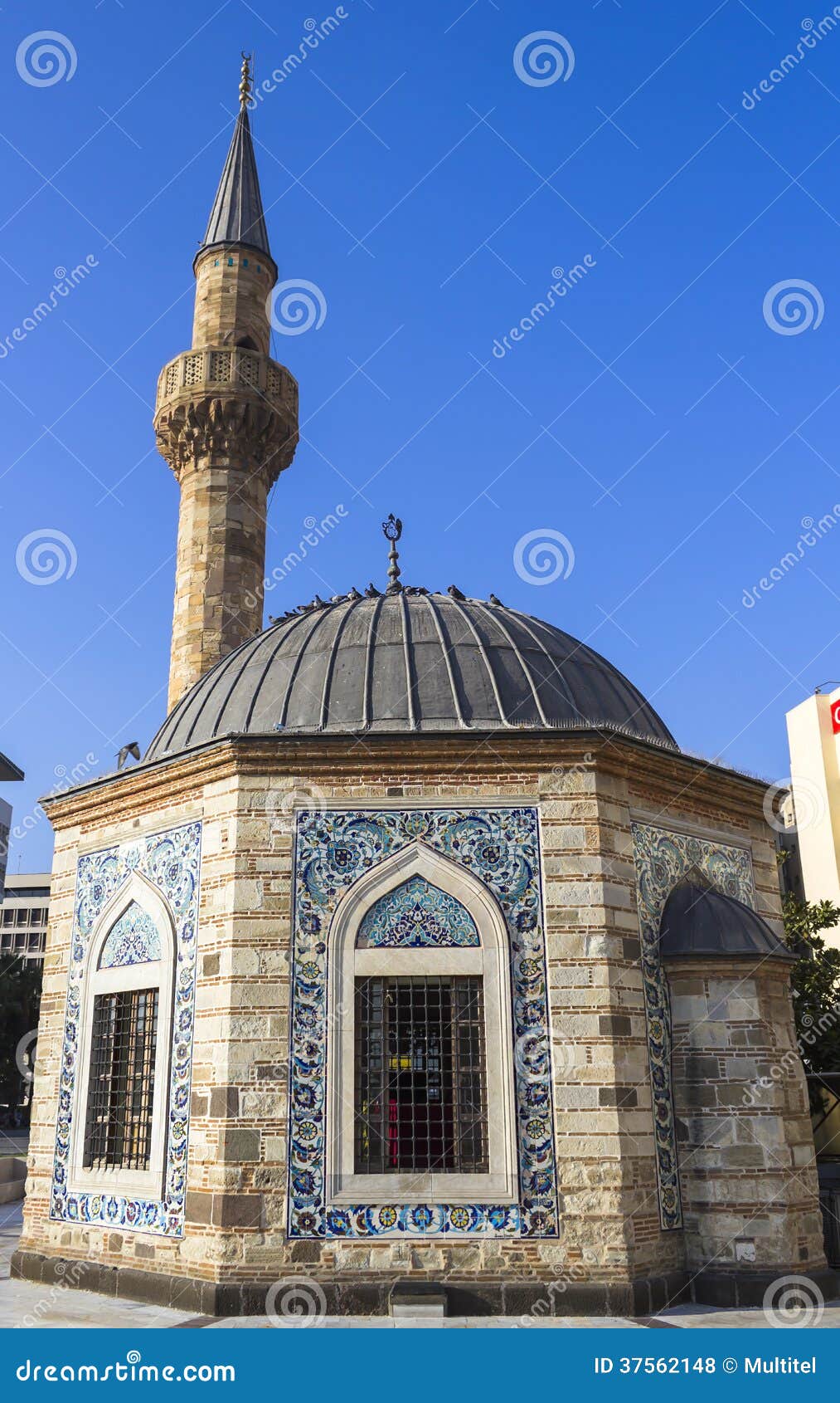 Old Mosque (Konak Camii) in the Central Square of Izmir. Stock Photo ...