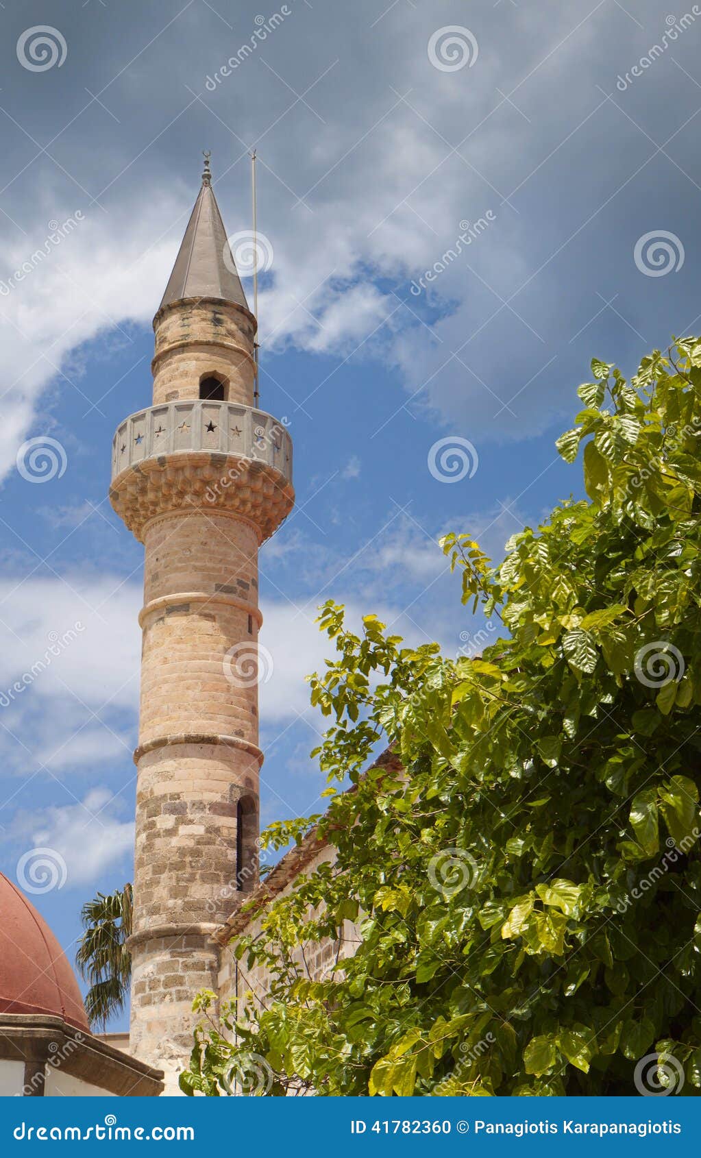 Old Mosque at Kos Island in Greece Stock Photo - Image of european ...