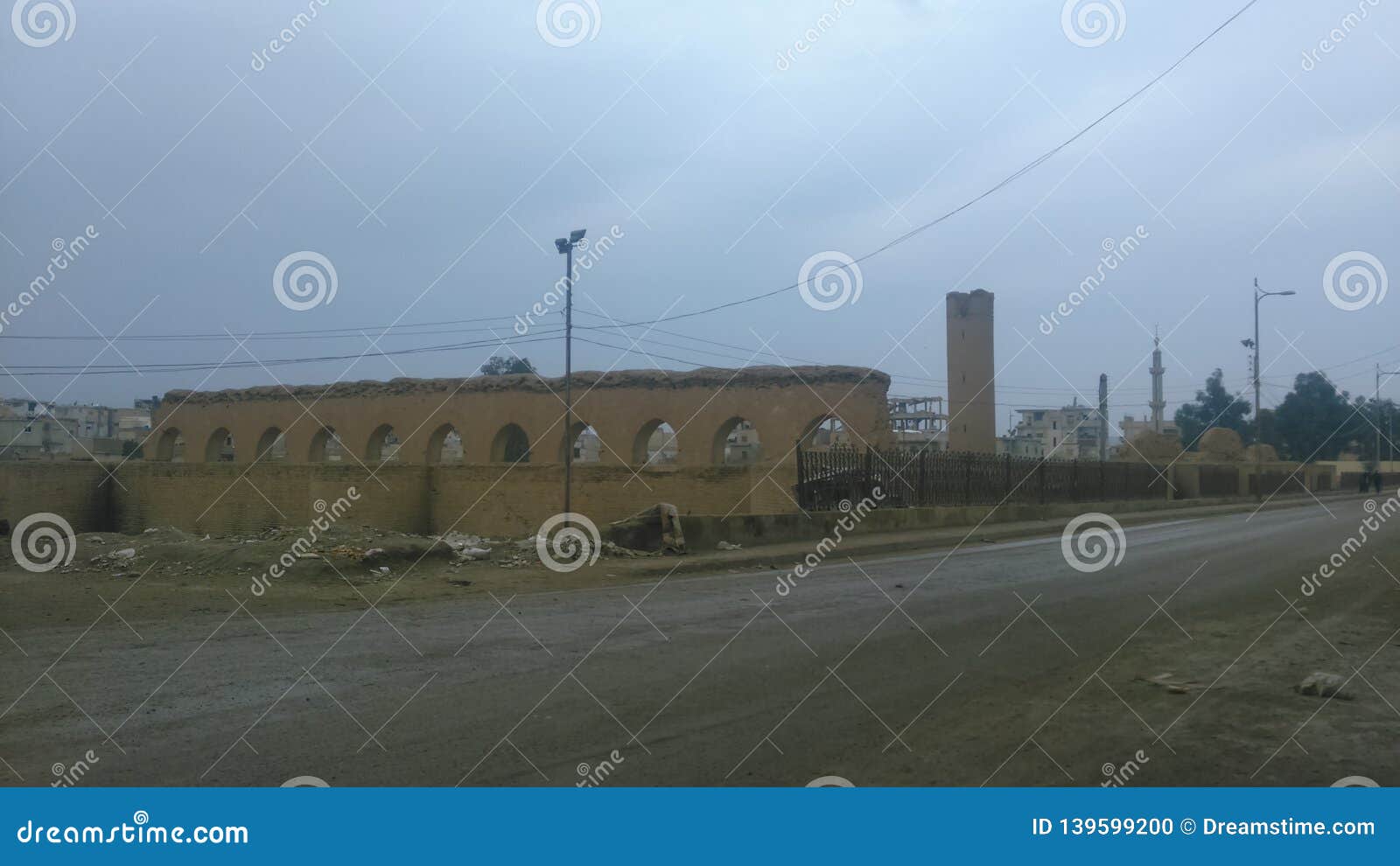 Old mosque stock photo. Image of mosque, antique, raqqa - 139599200