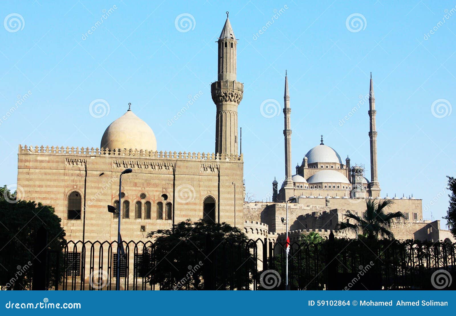 Old mosques in cairo stock photo. Image of designs, landmarks - 59102864