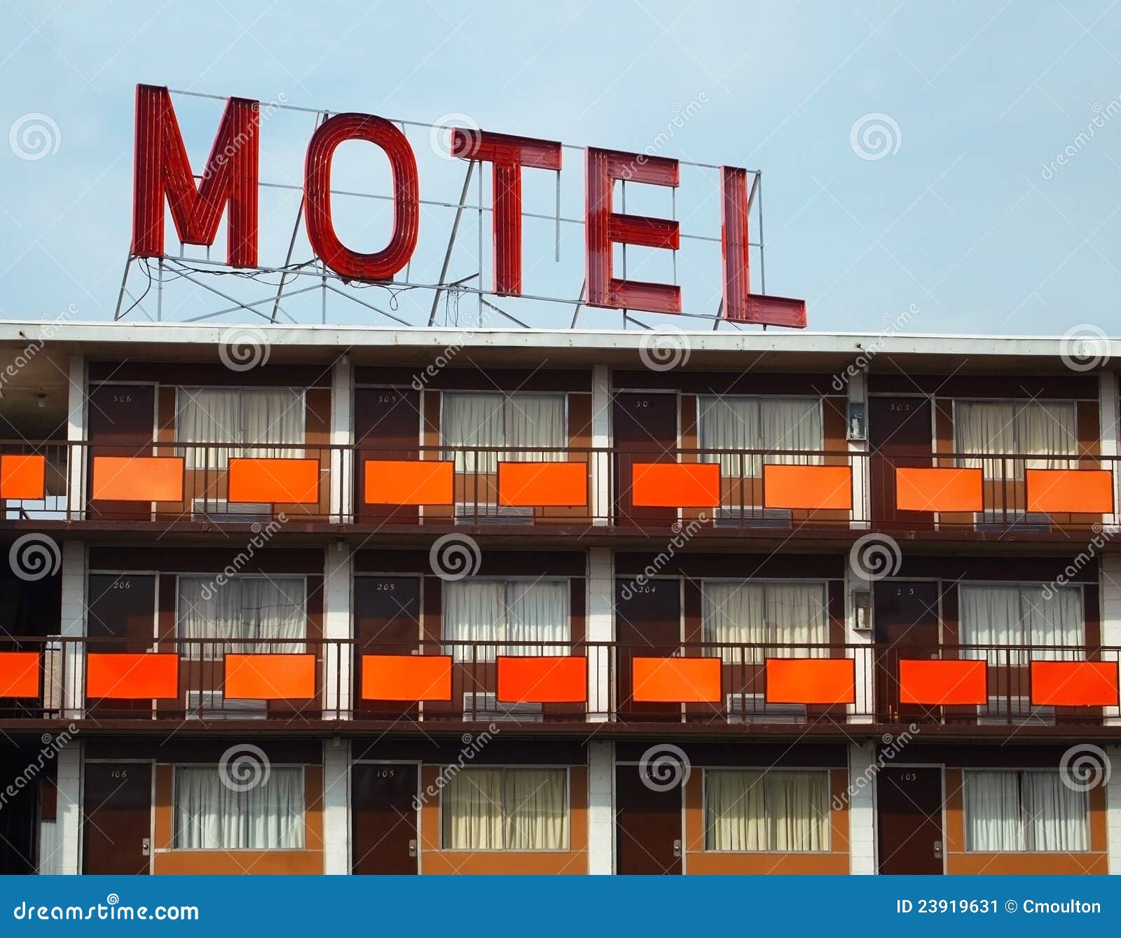 Old Motel stock image. Image of adventure, motel, architecture - 23919631