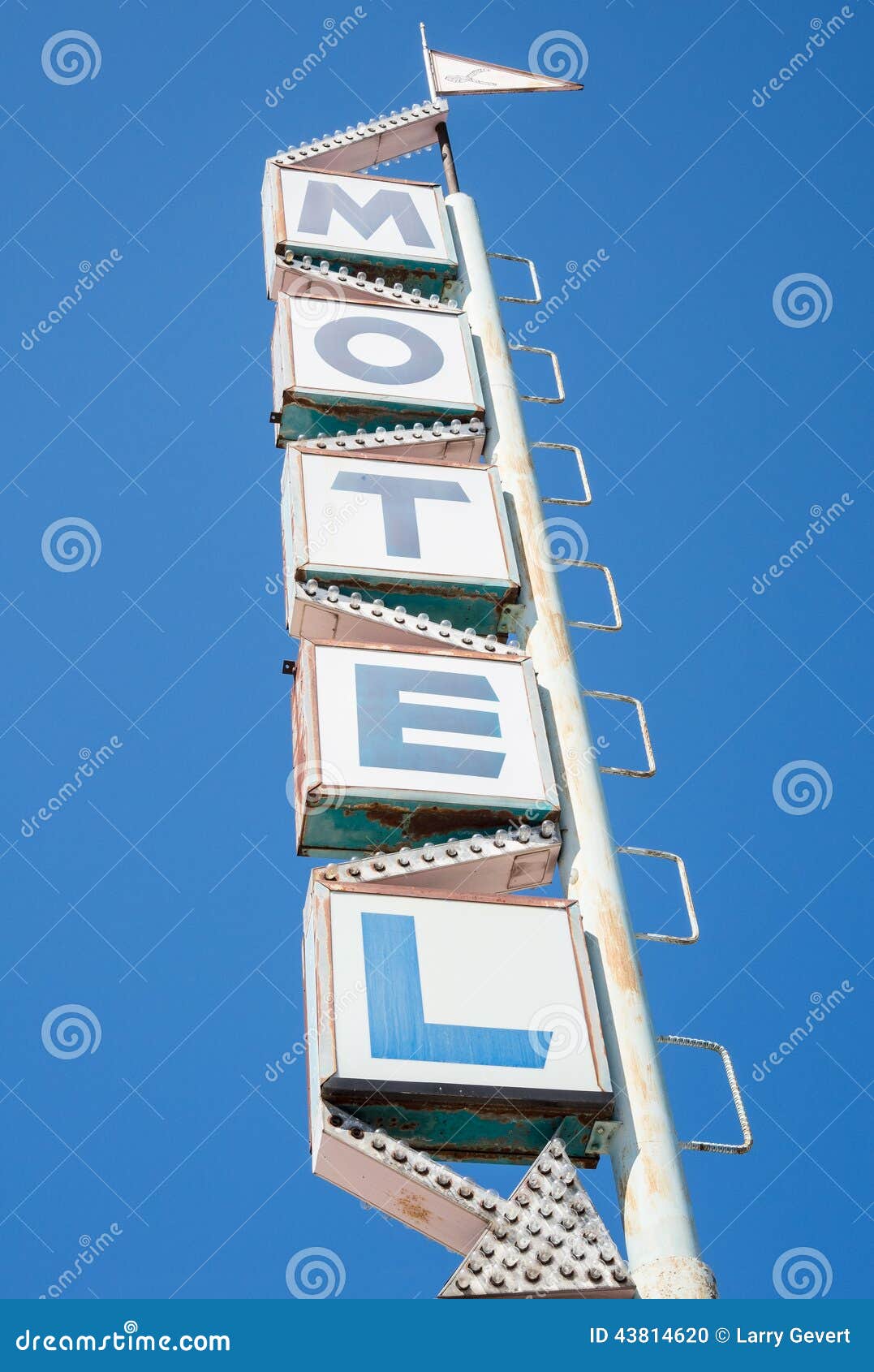 Old motel sign stock photo. Image of classic, america - 43814620