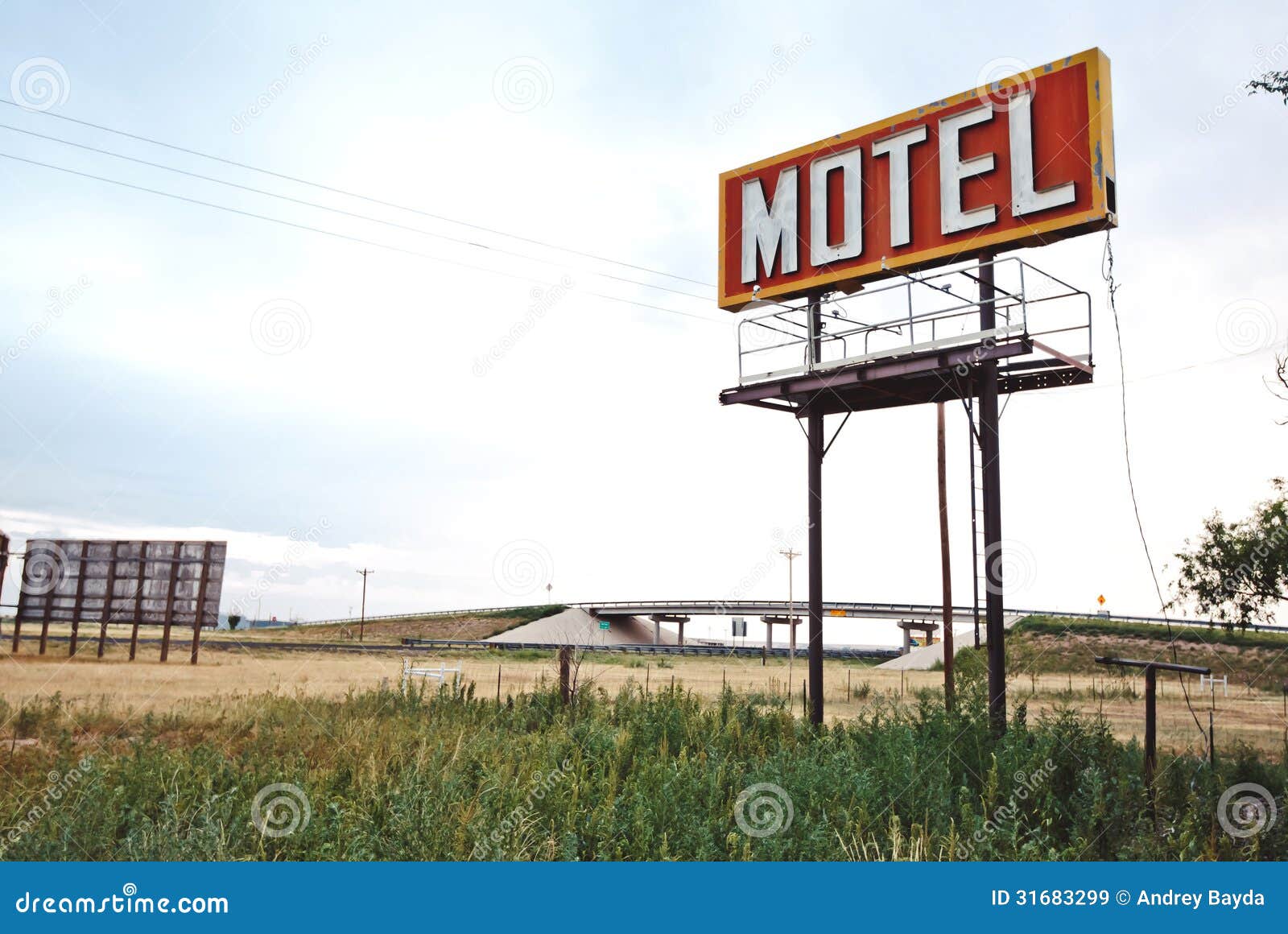 Old motel sign stock image. Image of aged, abandoned - 31683299