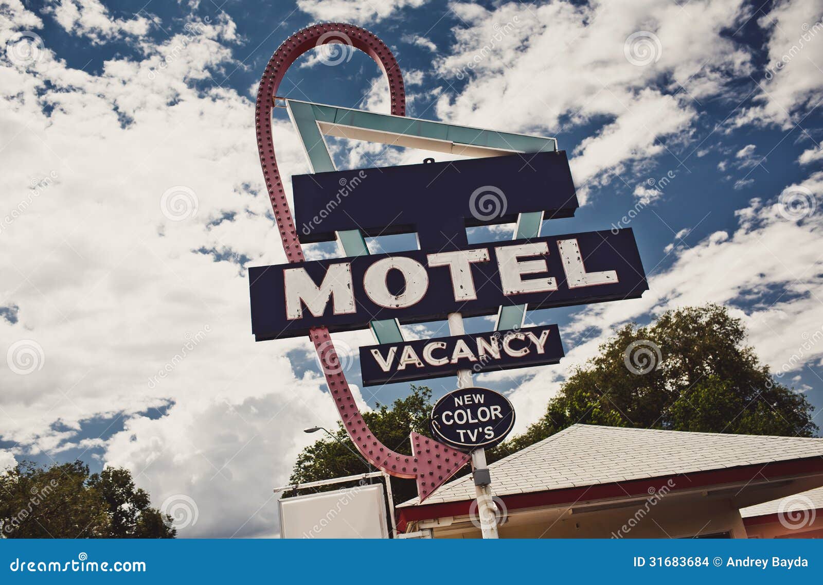 Old motel sign stock photo. Image of decay, motel, highway - 31683684