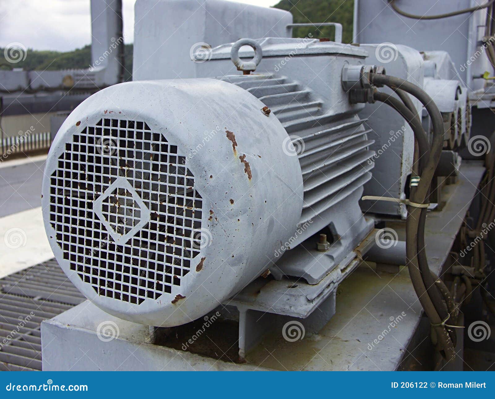 Old motor stock photo. Image of motor, electric, case, technology - 206122
