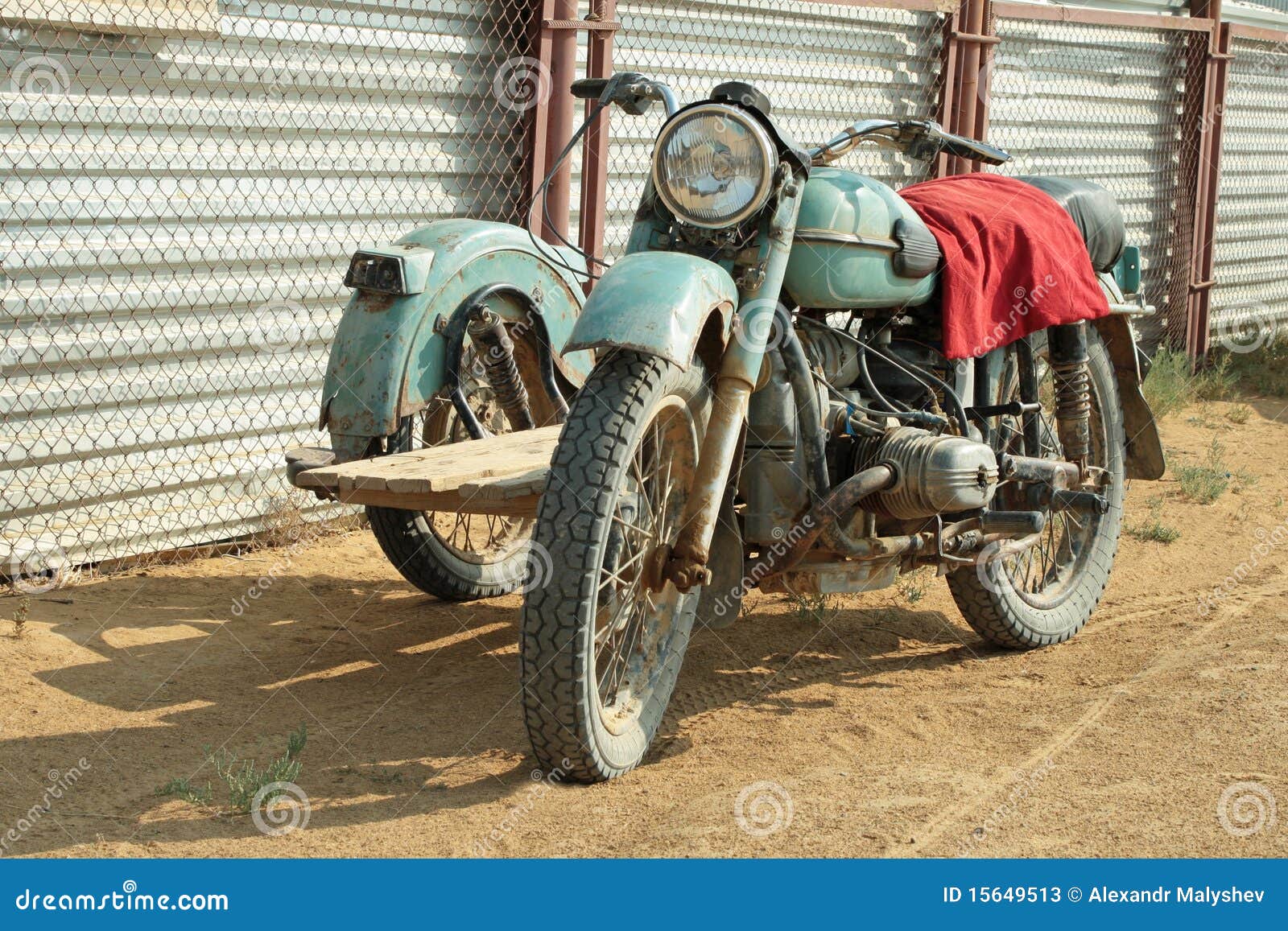 Old motorcycle. stock image. Image of machine, motor - 15649513