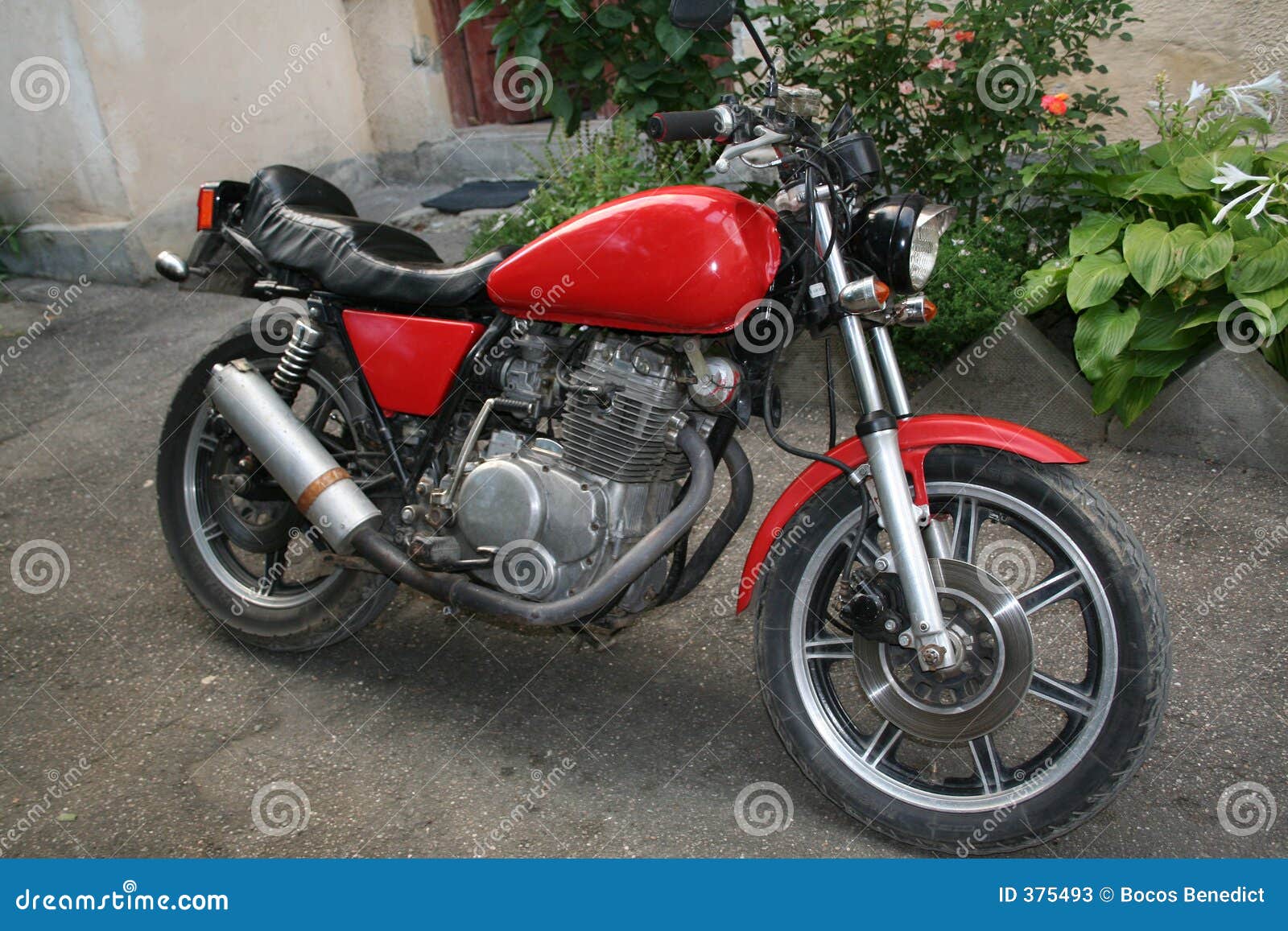 Old motorcycle stock image. Image of aged, rusty, tires - 375493