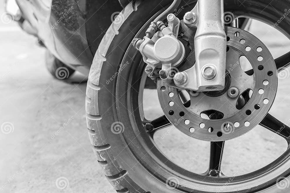 Old motorcycle disk break stock image. Image of bike - 83361631
