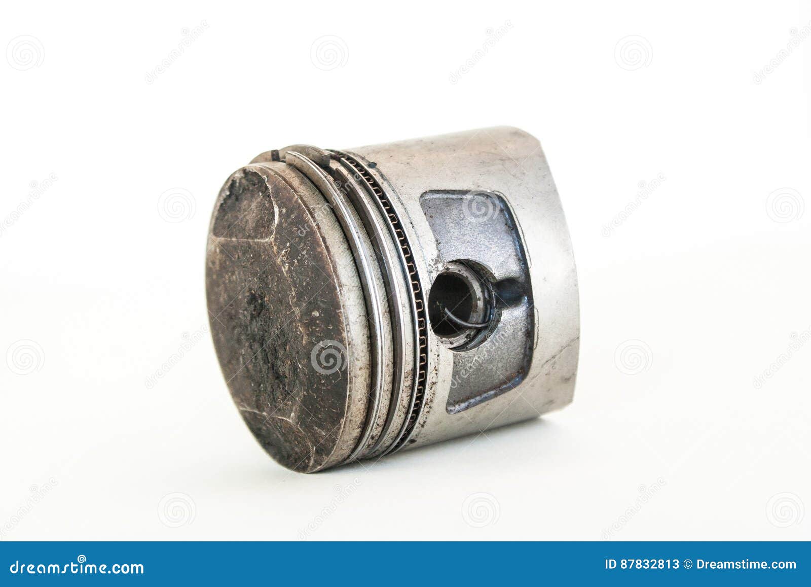 Old motorcycle piston stock image. Image of shiny, lubrication - 87832813