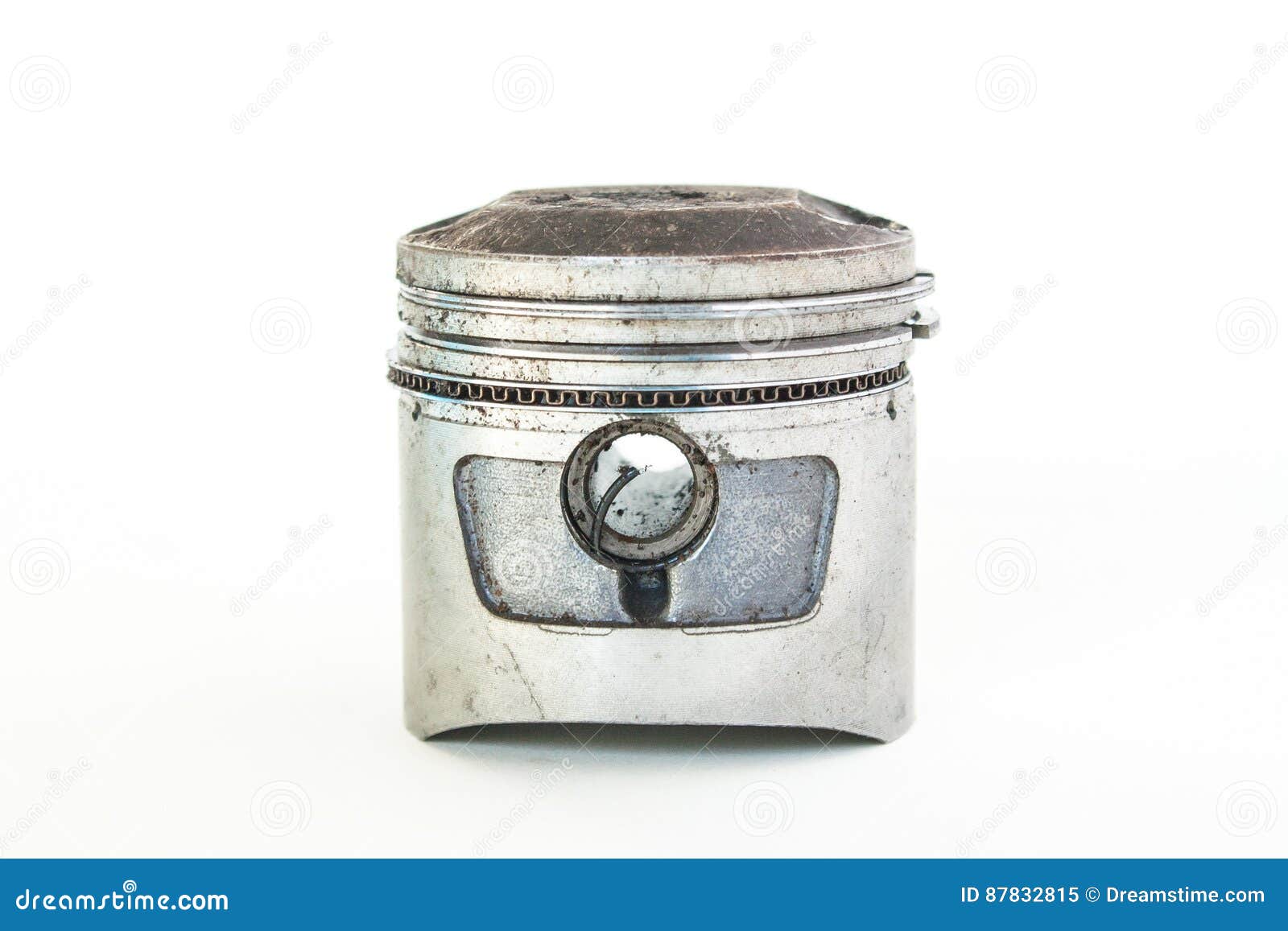 Old motorcycle piston stock image. Image of lubrication - 87832815