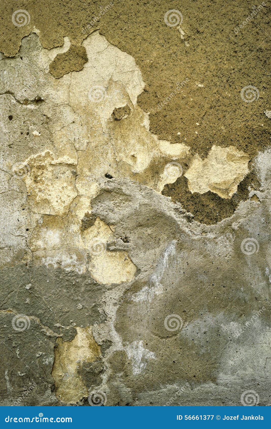 Old Mottled Plaster Renovation Stock Image - Image of texture, cement ...