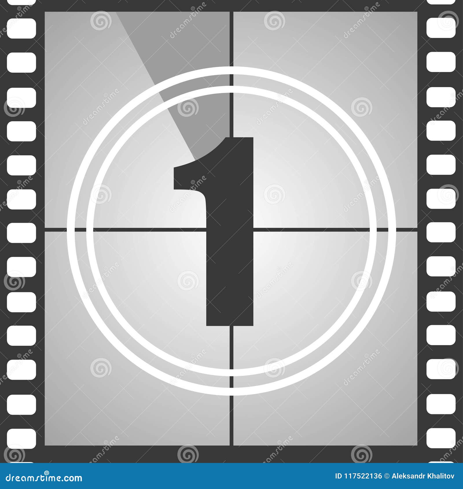 1 from Old Movie Count Down Stock Illustration - Illustration of ... 1 from Old Movie Count Down Stock Illustration - Illustration of ...
