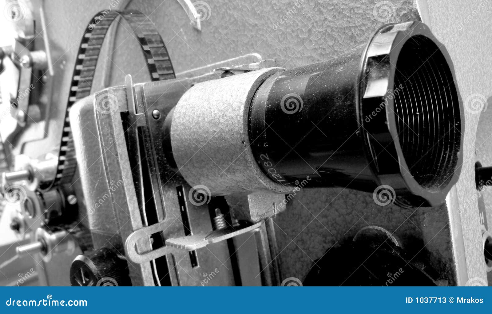 Old movie machine stock image. Image of film, hollywood - 1037713