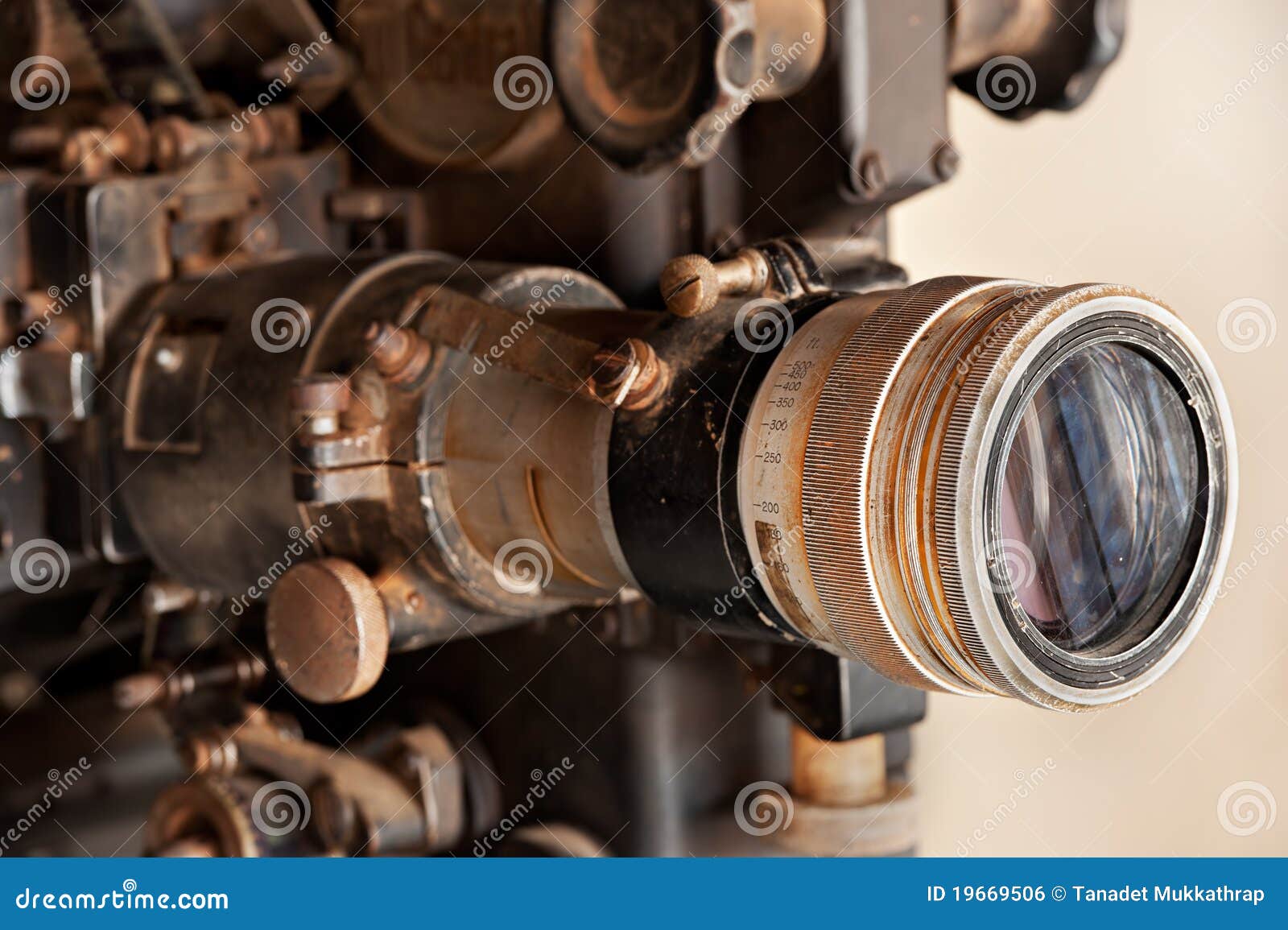 Old movie projector stock photo. Image of dust, entertainment - 19669506