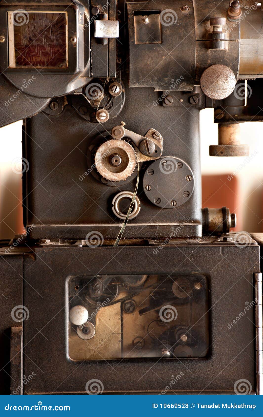Old movie projector stock photo. Image of direct, projector - 19669528