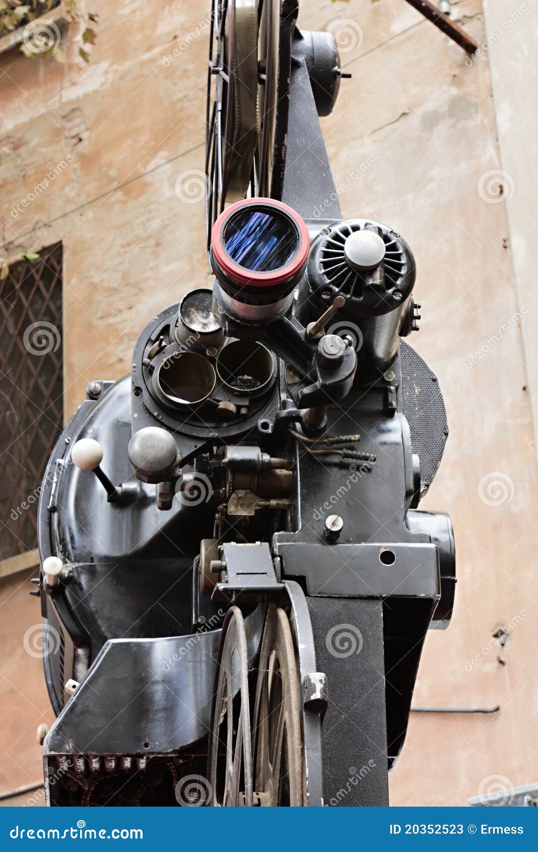 Old movie projector stock image. Image of films, movies - 20352523