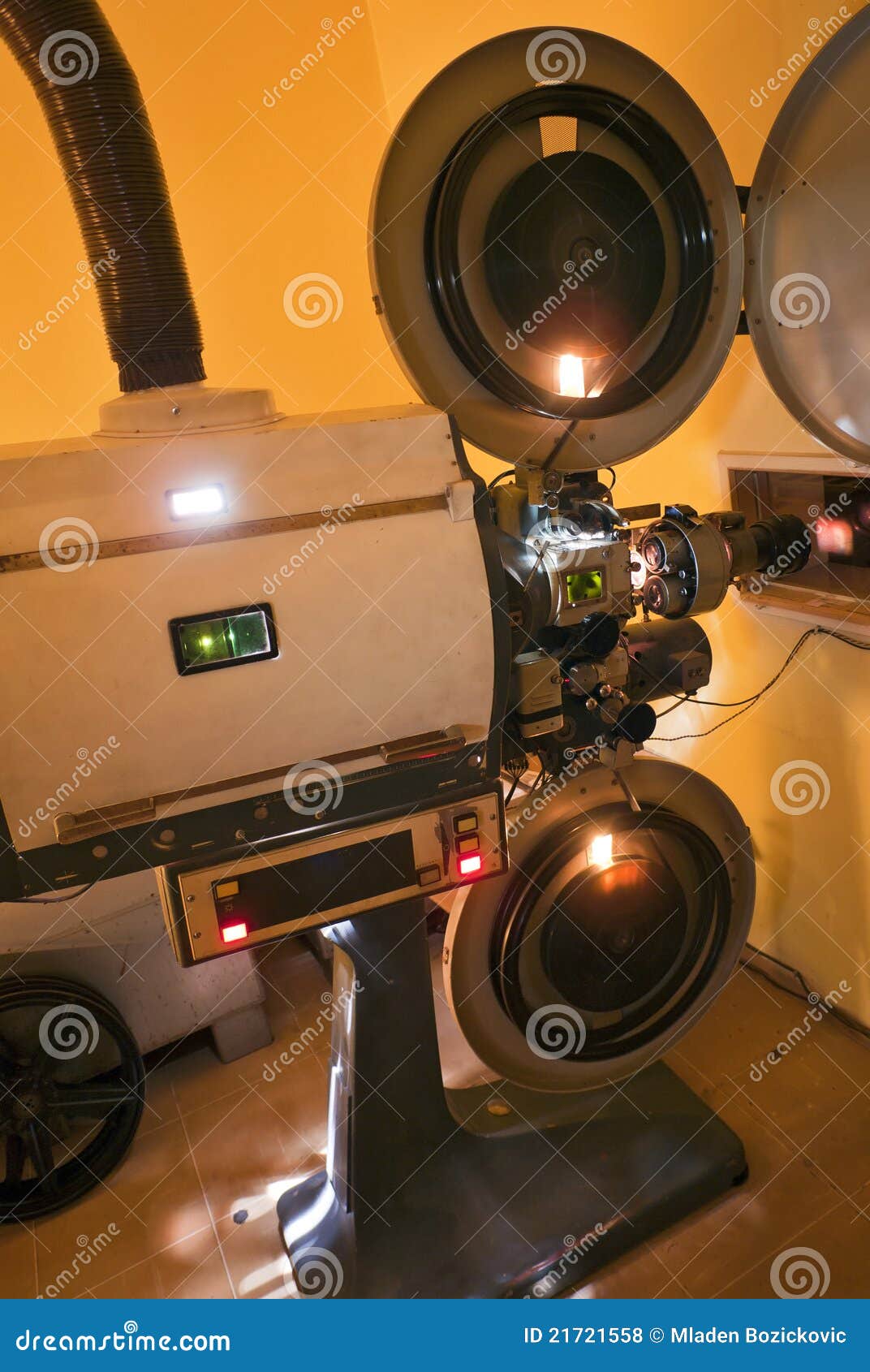 Old movie projector stock photo. Image of project, reel - 21721558