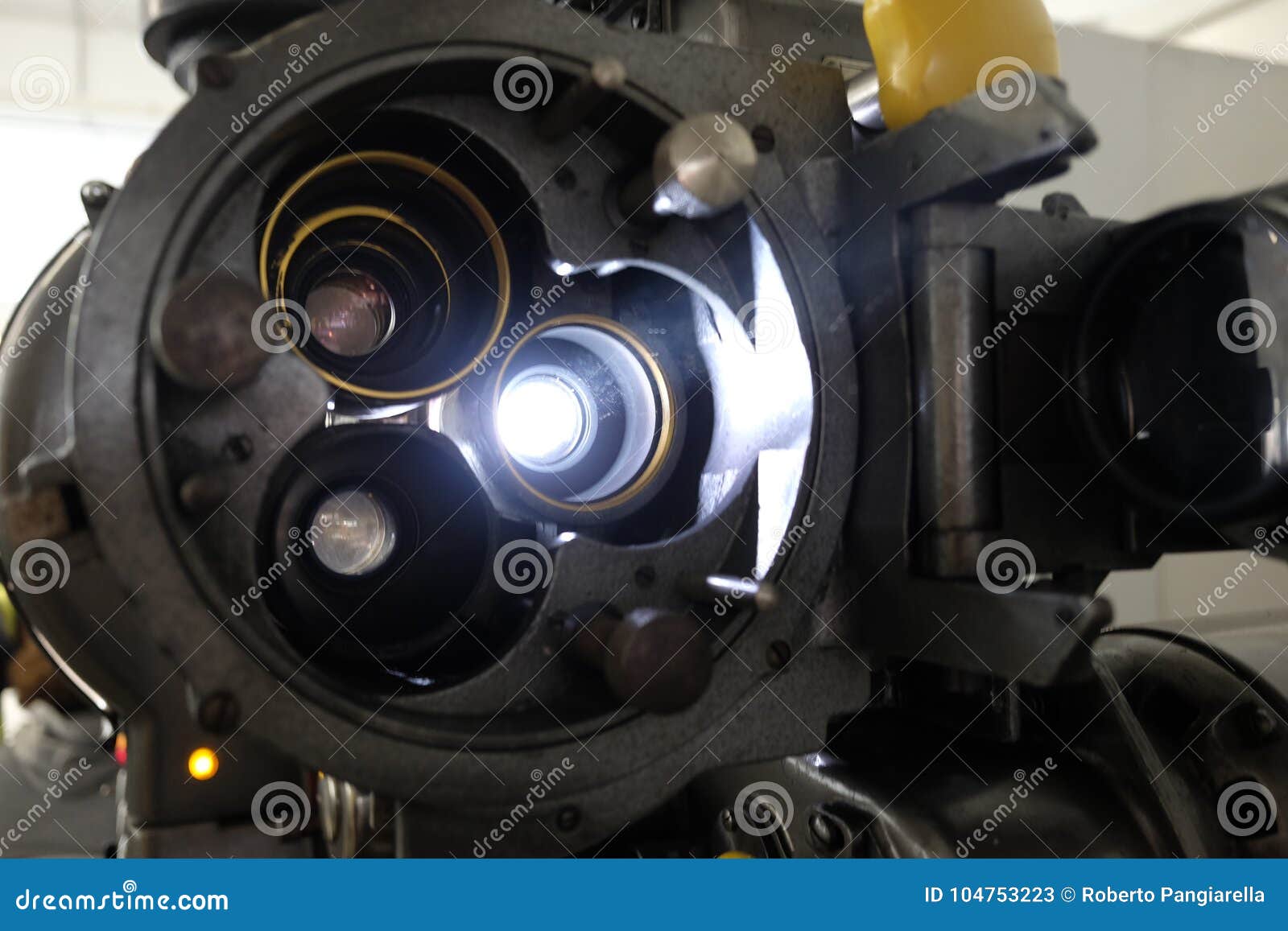 Old movie projector stock image. Image of retro, cinema - 104753223