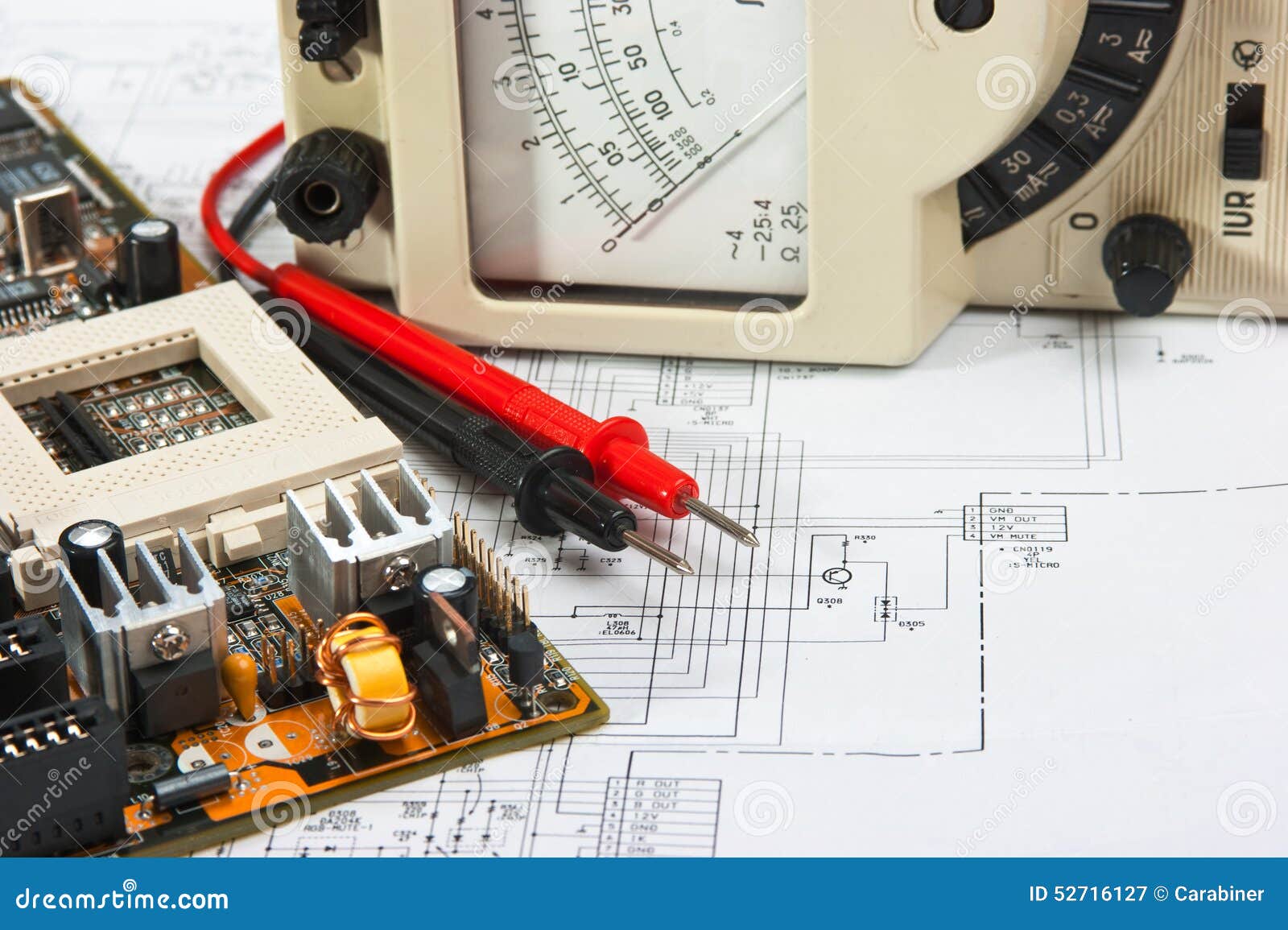 Digital Multimeter Drawing